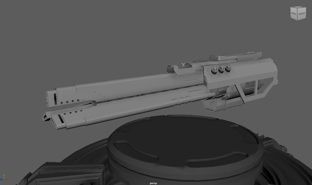 ArtStation - Sci-fi cannon