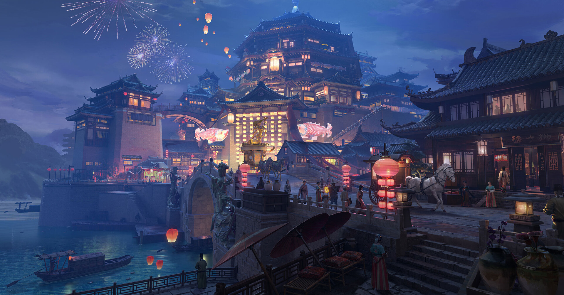 ArtStation - The prosperous age of the Tang Dynasty