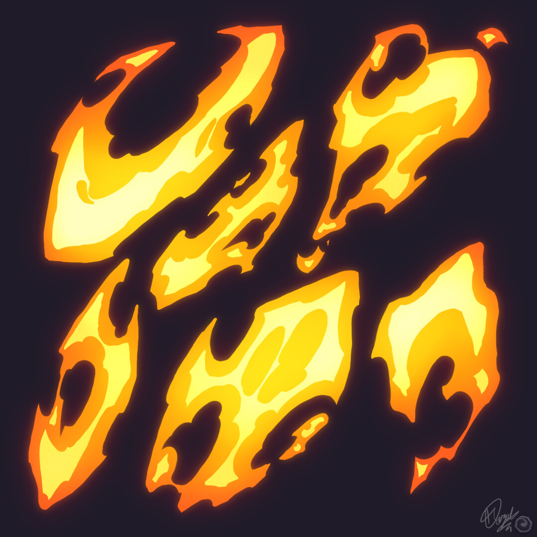 ArtStation - Fire Doodles