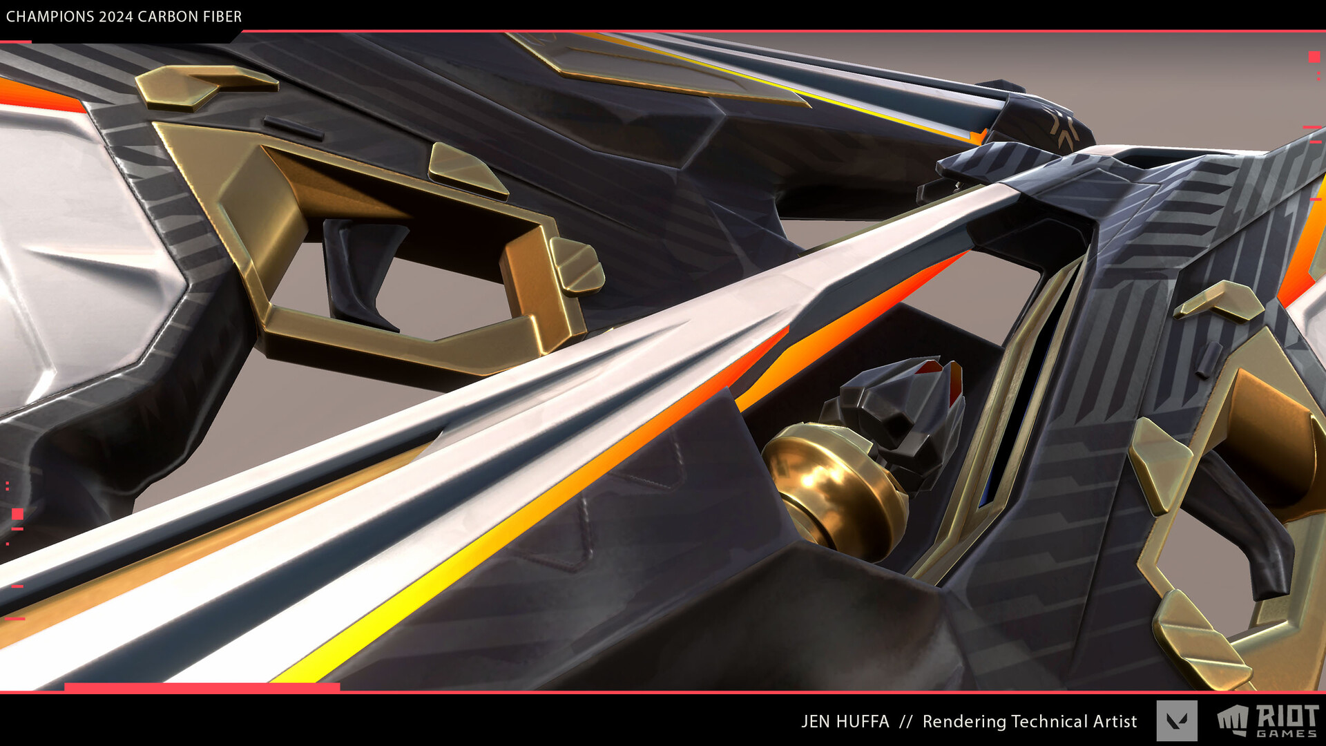 Jen Huffa - VALORANT : Champions 2024 Carbon Fiber Specular Material