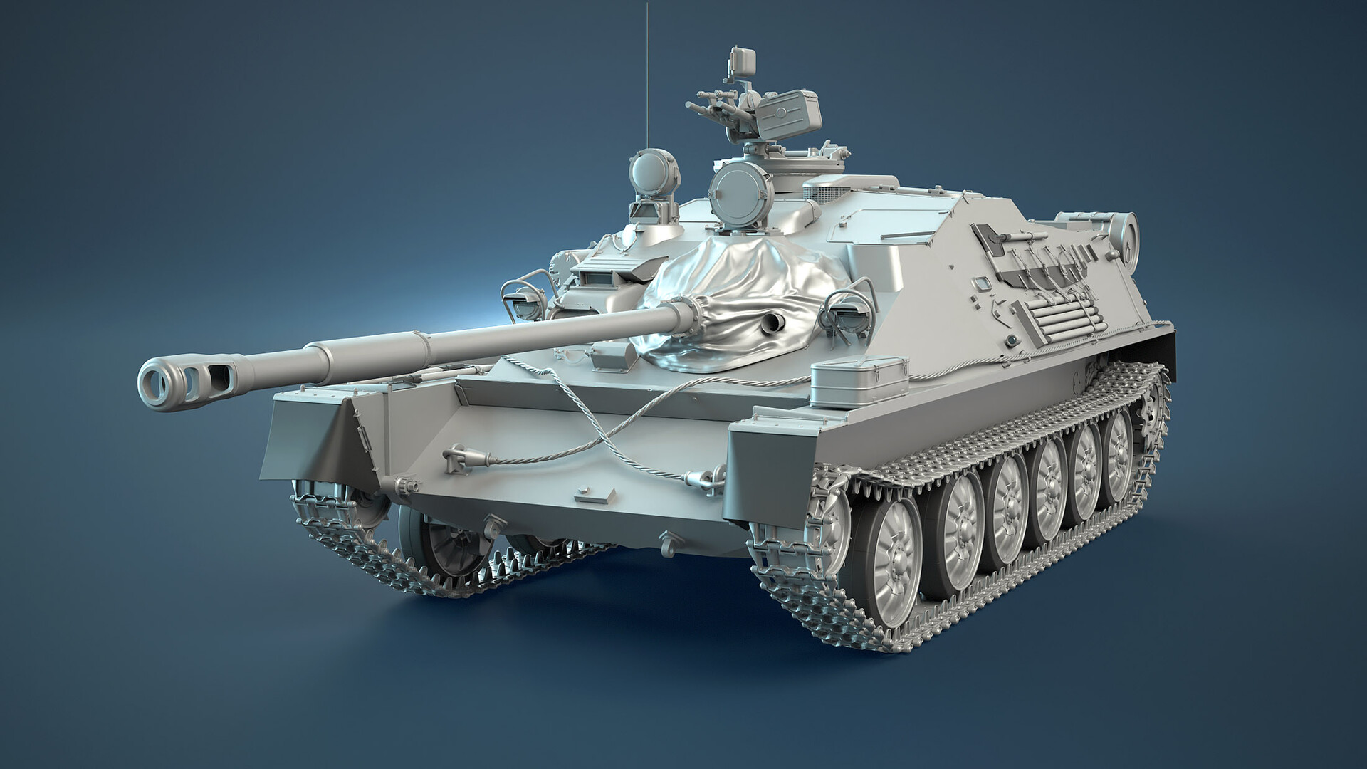 Serhii Ryzhkov - ASU-85 High-Poly