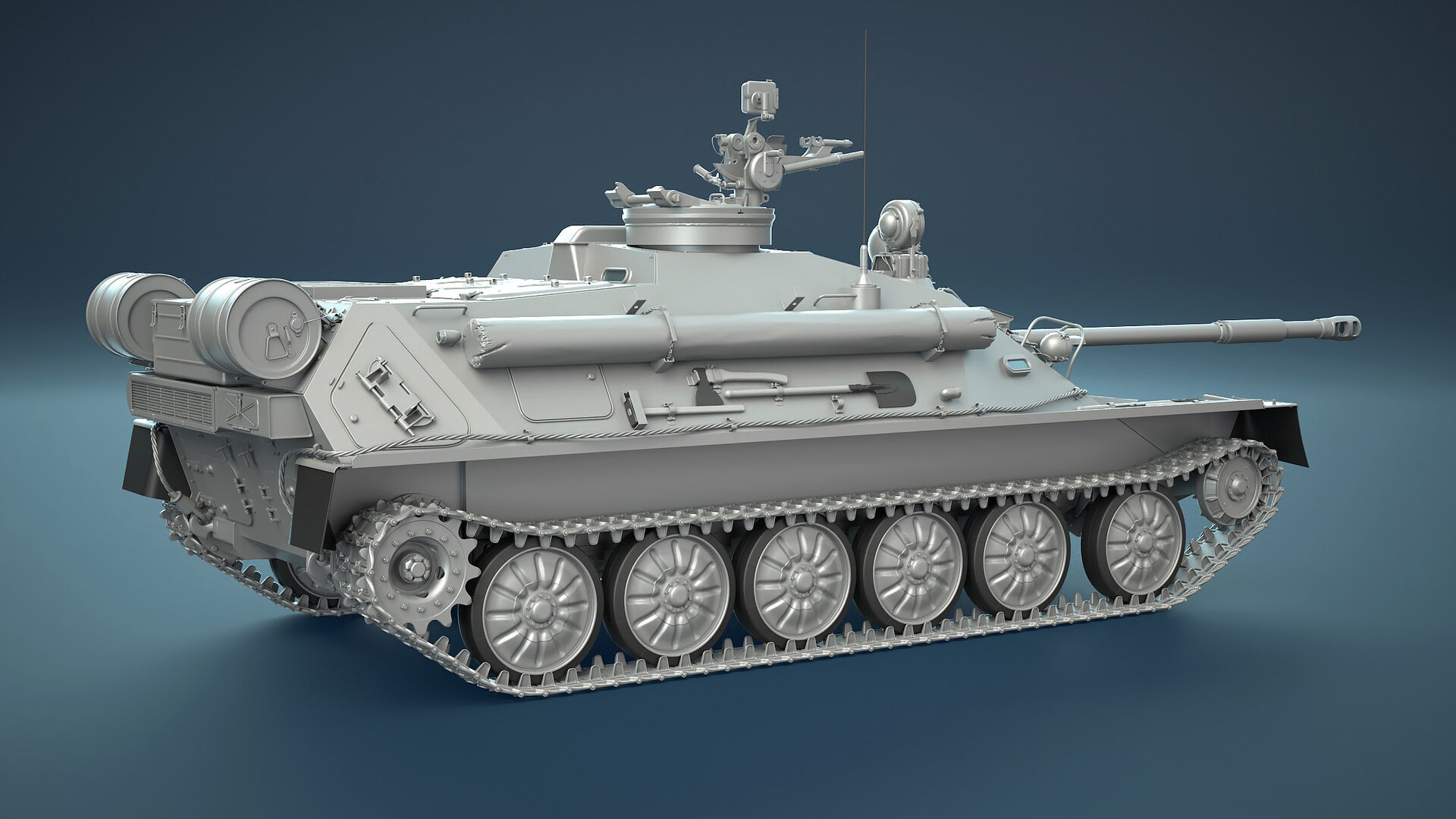 Serhii Ryzhkov - ASU-85 High-Poly