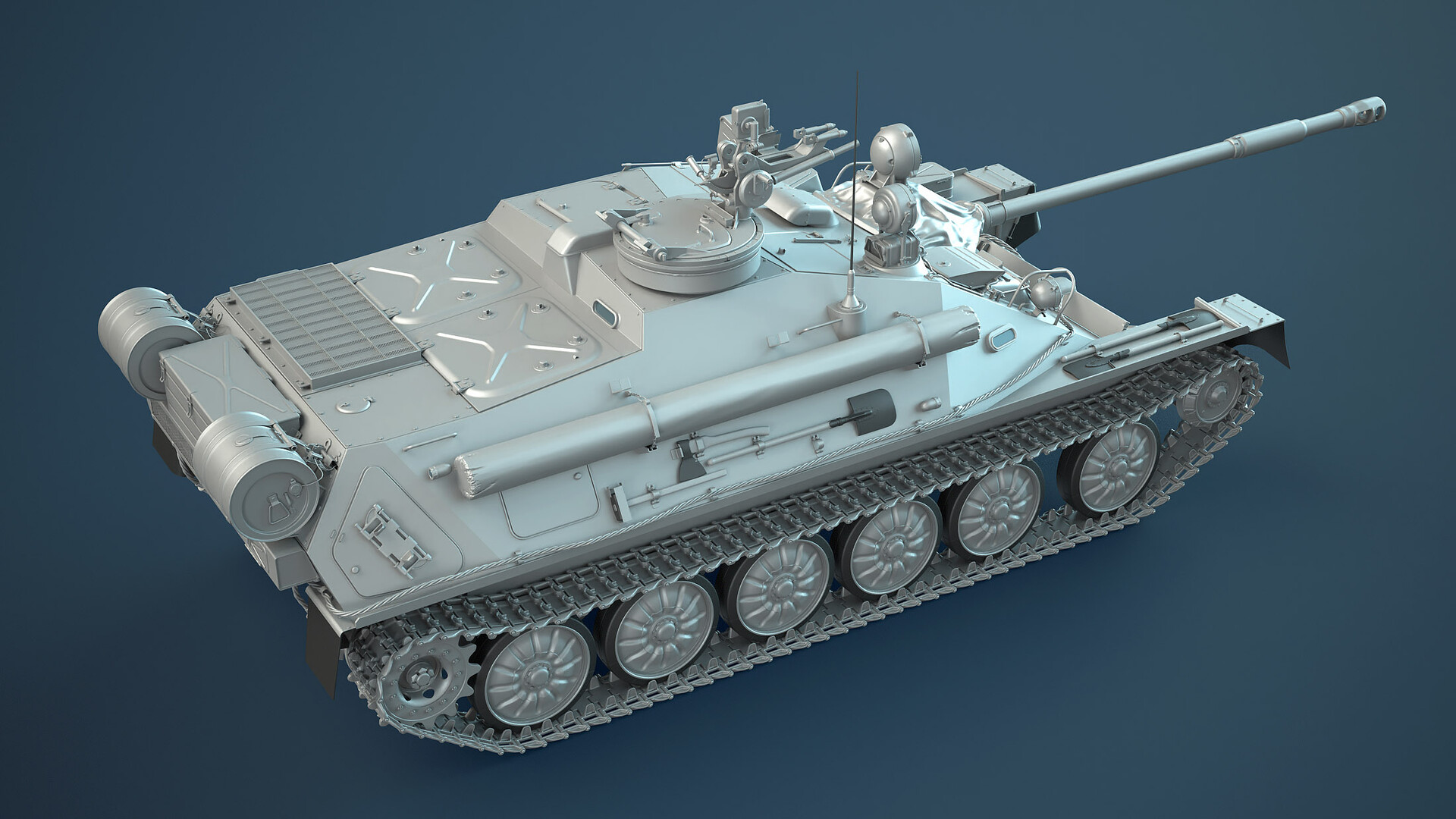 Serhii Ryzhkov - ASU-85 High-Poly