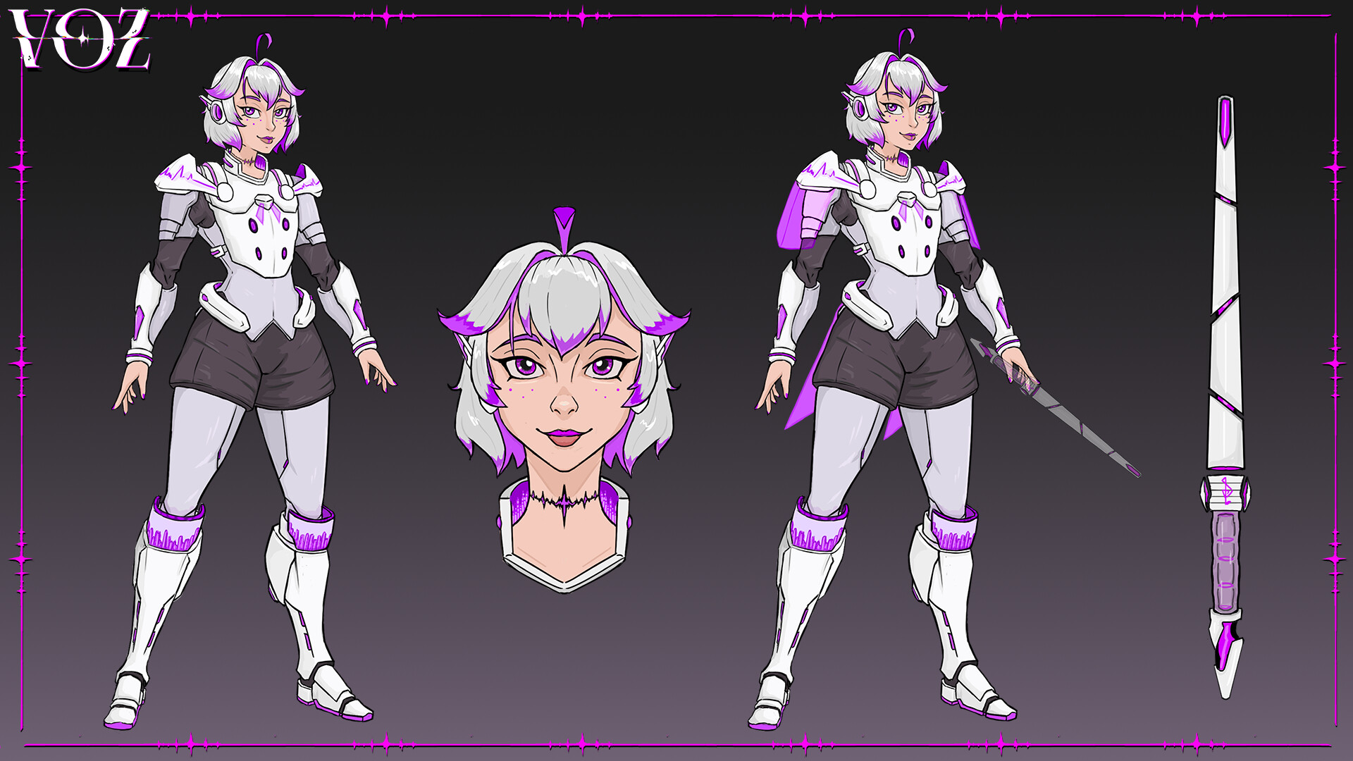 ArtStation - 'Echo' character concept art // Mc to personal project ''Voz''