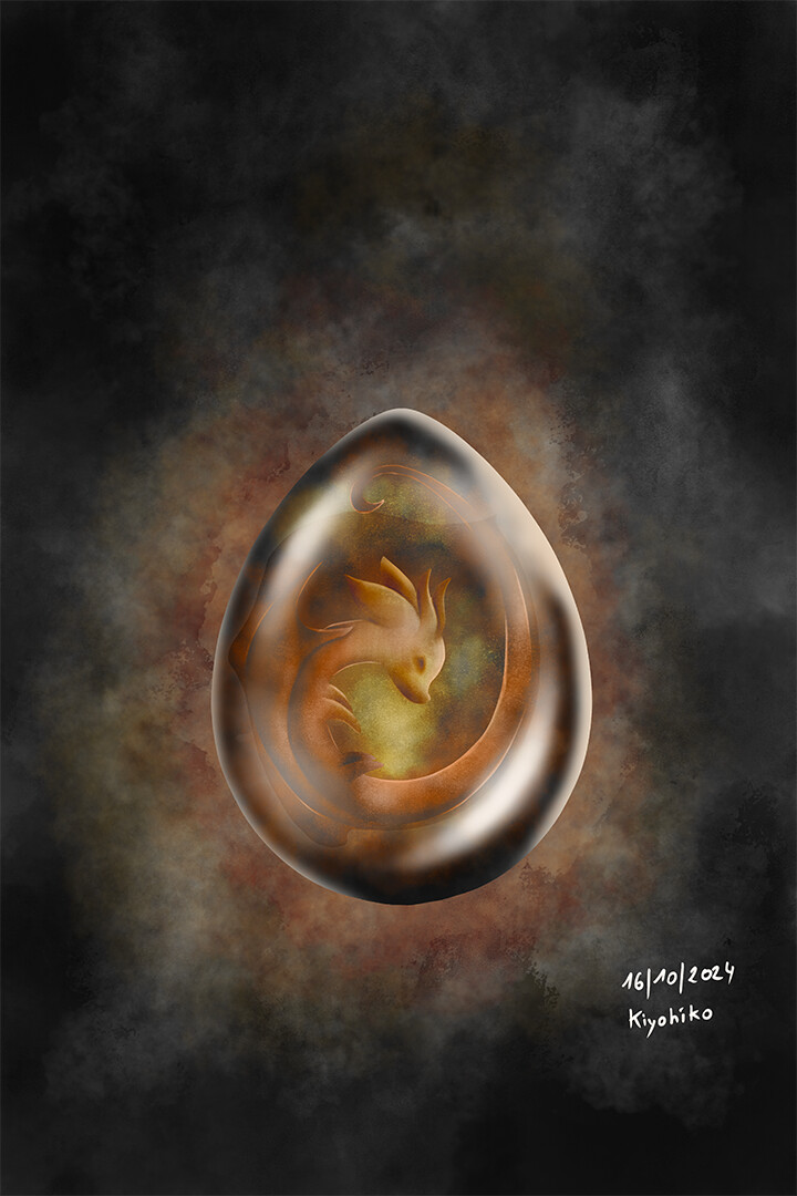 ArtStation - 2024-10-16 Dragon egg