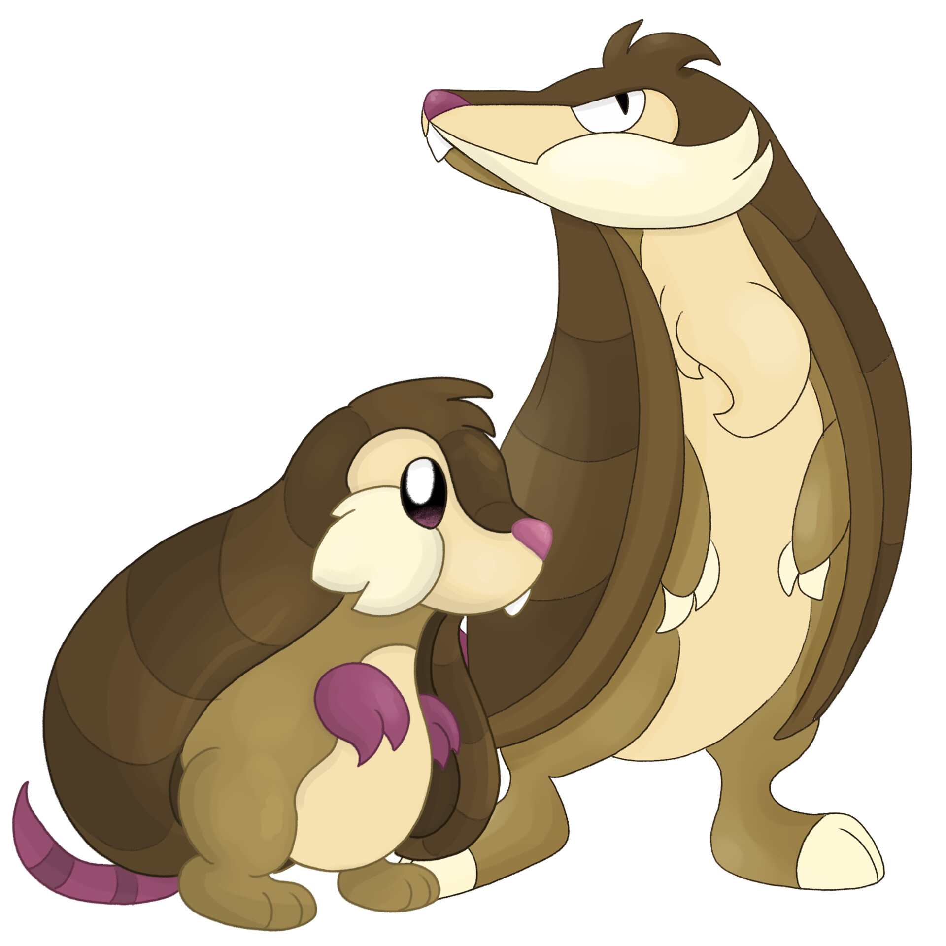 ArtStation - Pokemon Reivenger |Mouse-Armadillo Regional Rodent