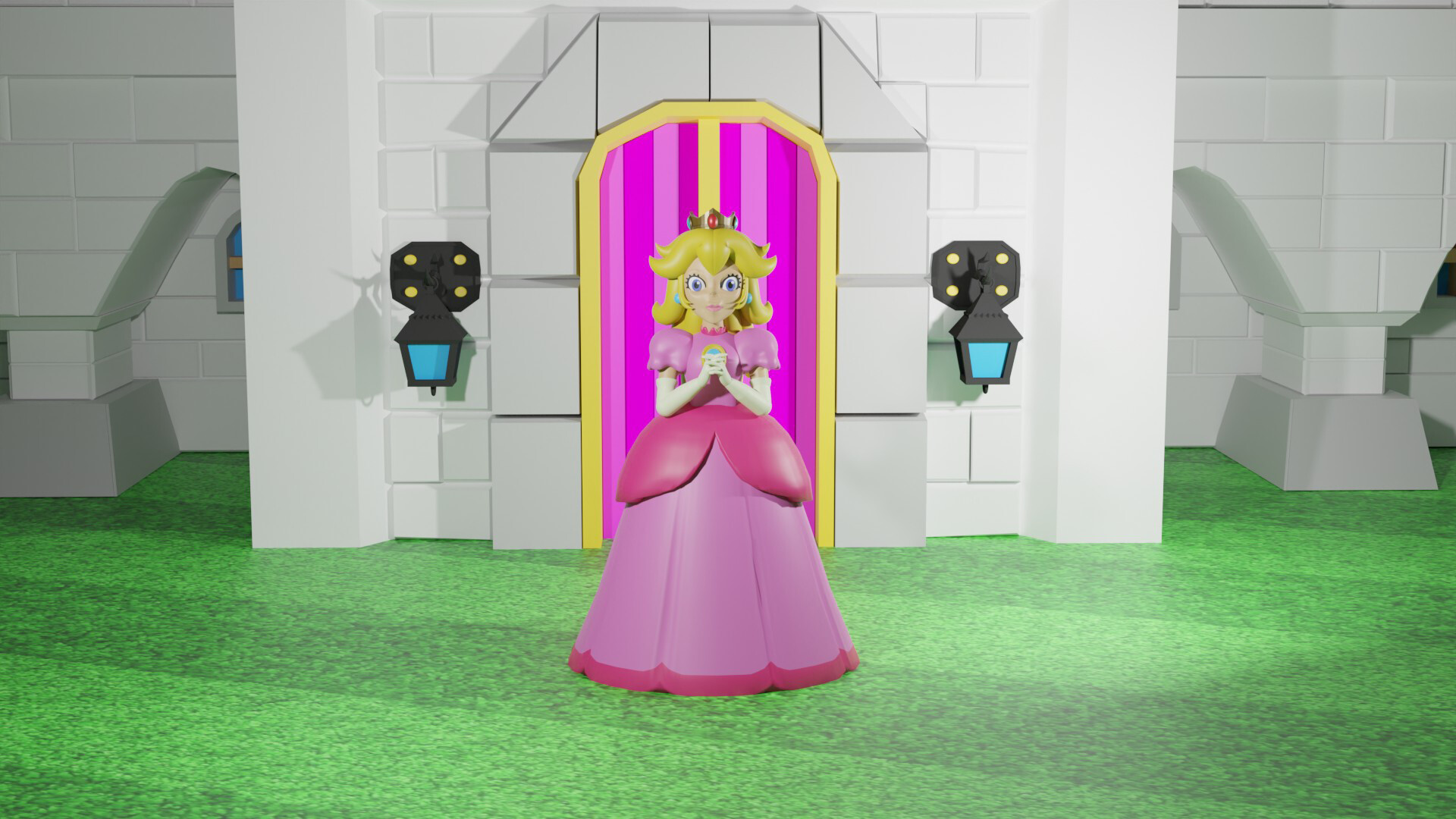 ArtStation - Princess Peach Modelling