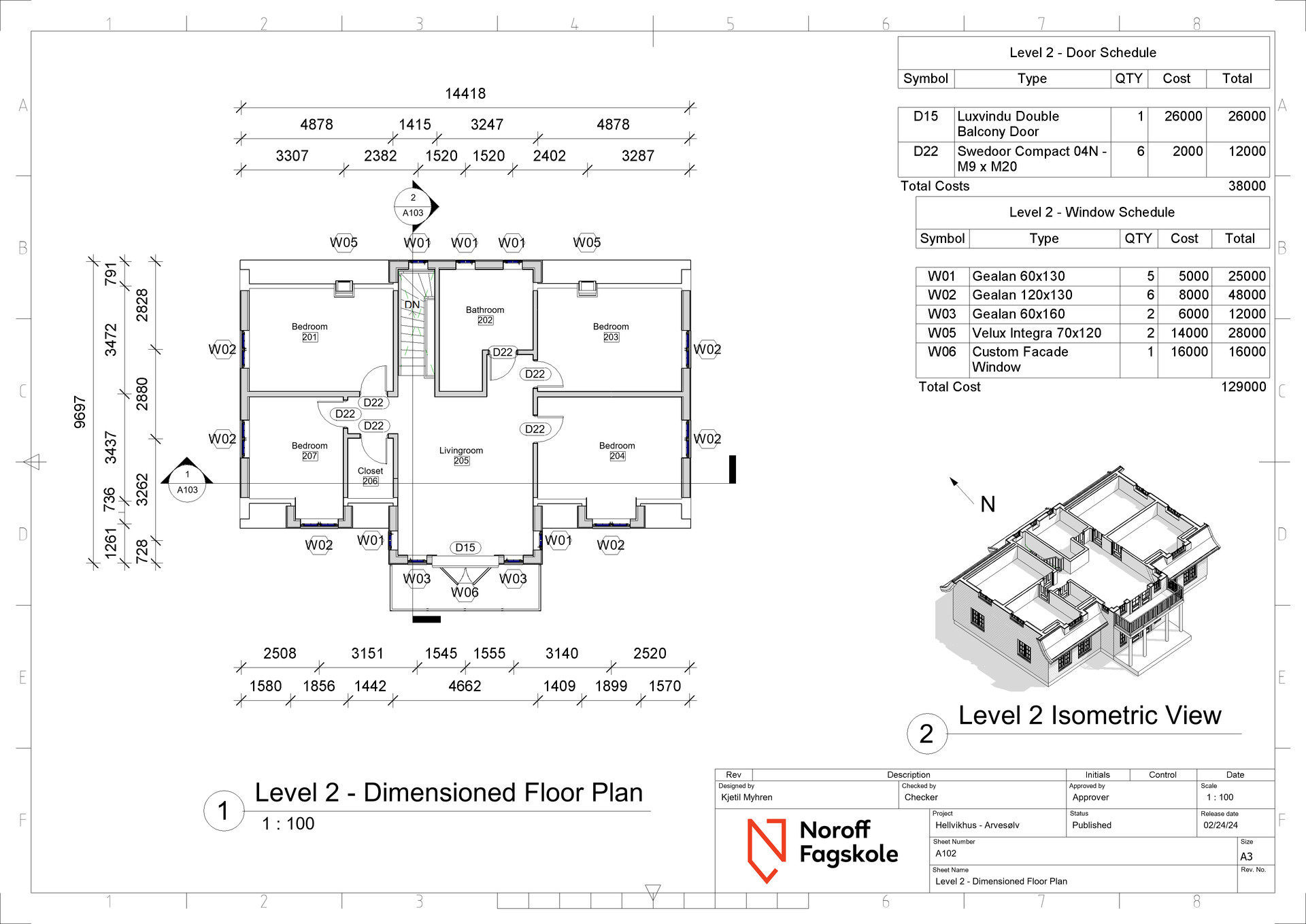 Kjetil Myhren - Arvesølv / CAD/ Autodesk Revit
