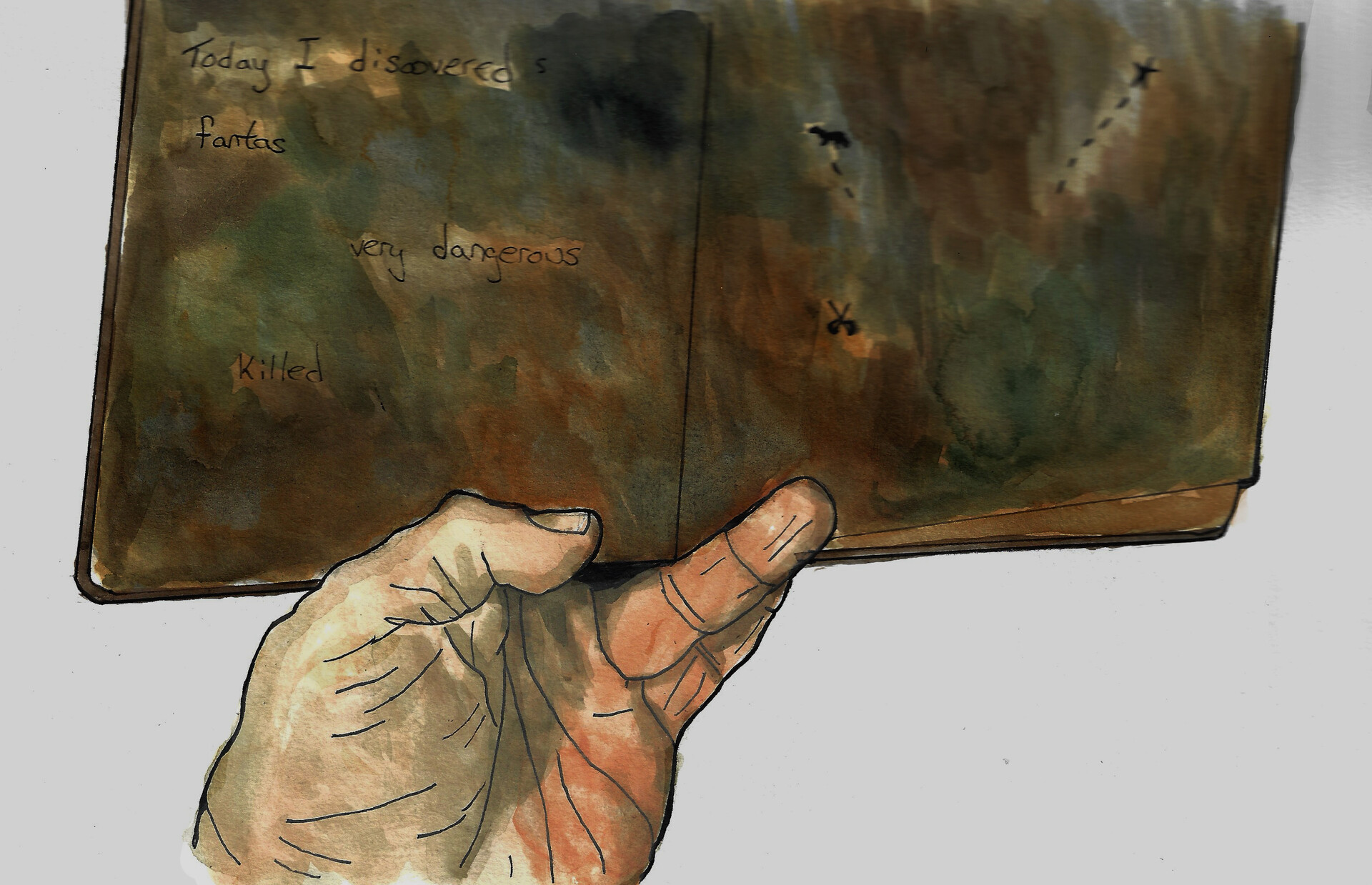 ArtStation - Inktober day 16 - grungy