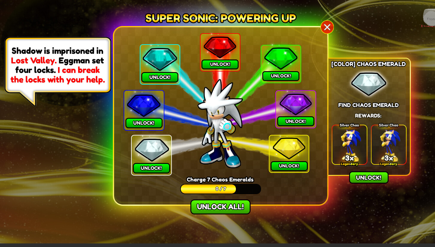 super silver sonic speed simulator