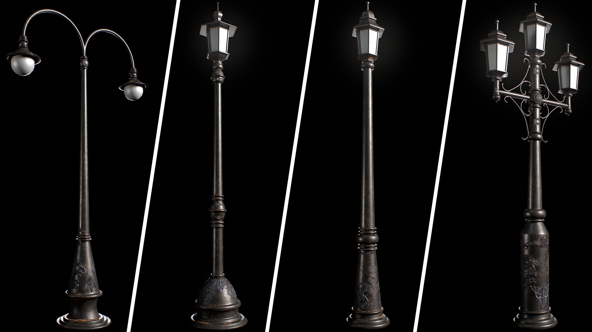 ArtStation - Vintage Street Light