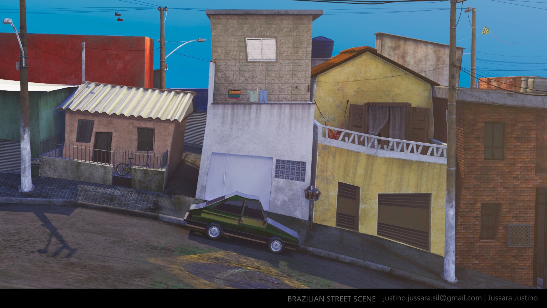 ArtStation - Brazilian Street Scene