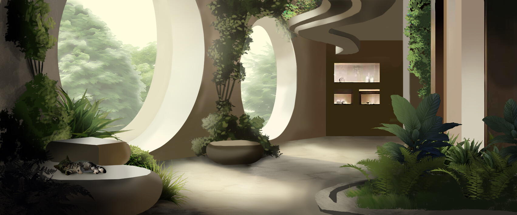 ArtStation - interior concept art