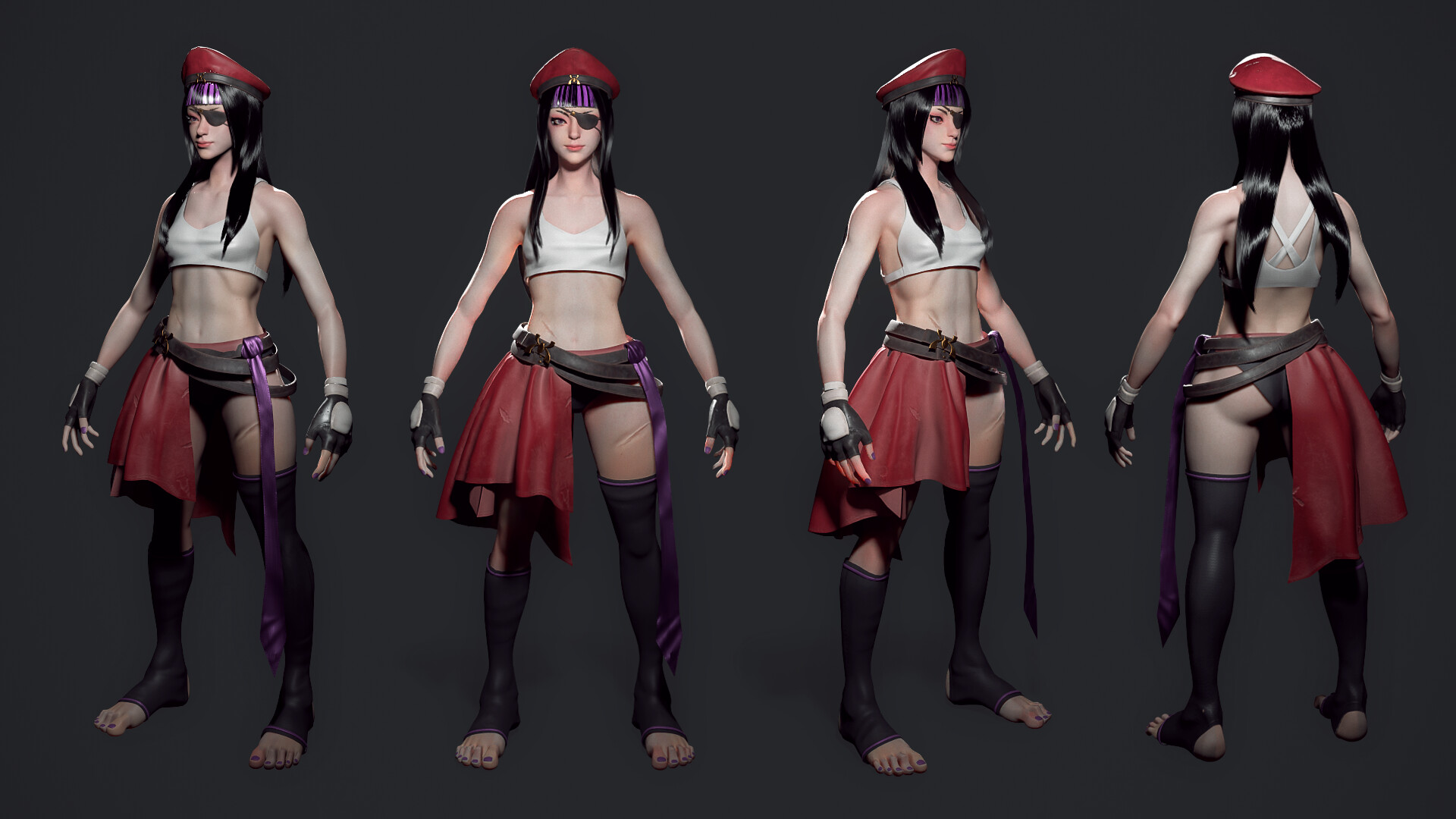 Work of Yun Li - Street Fighter Juri - Character