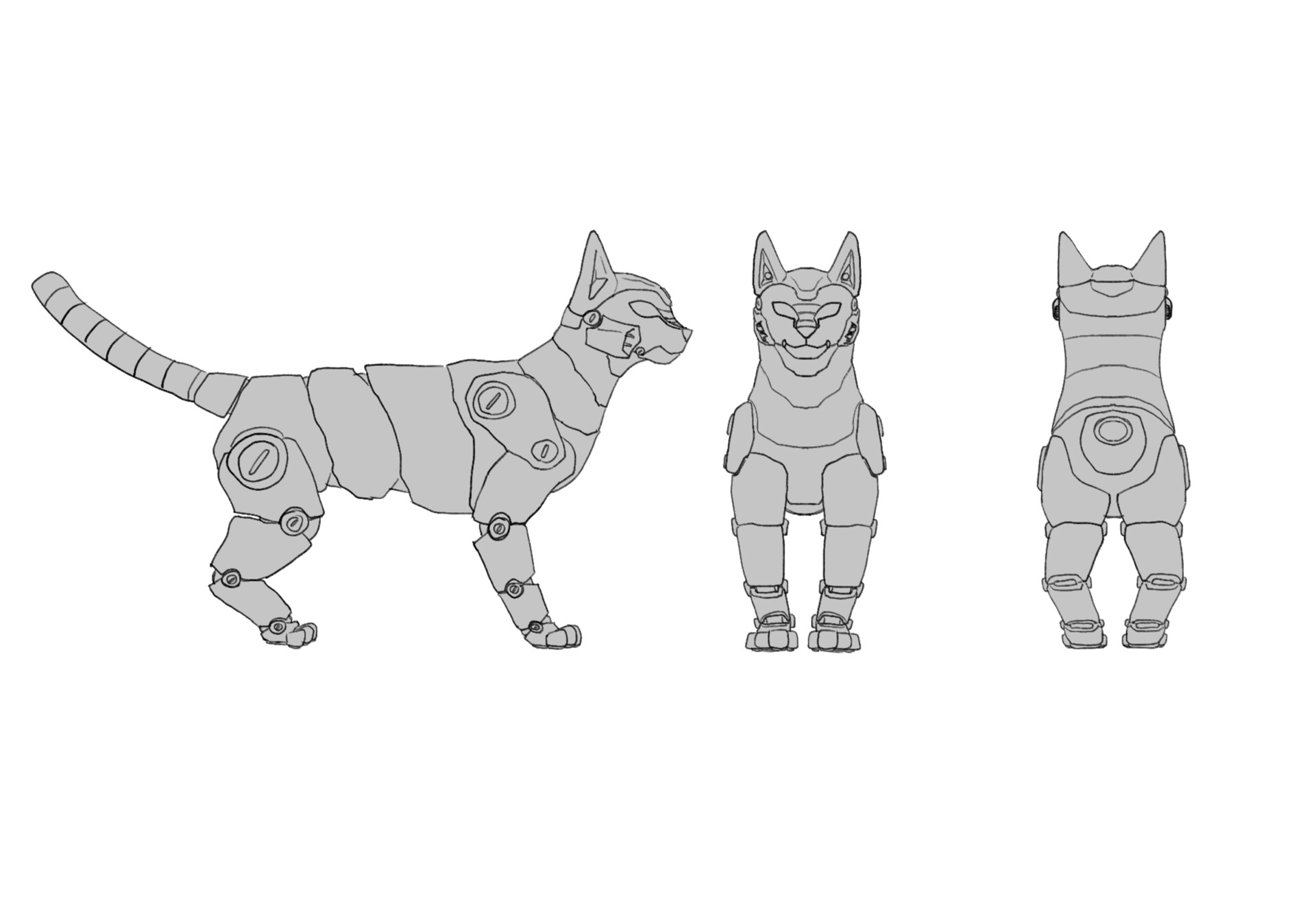 ArtStation - Mecha Cat