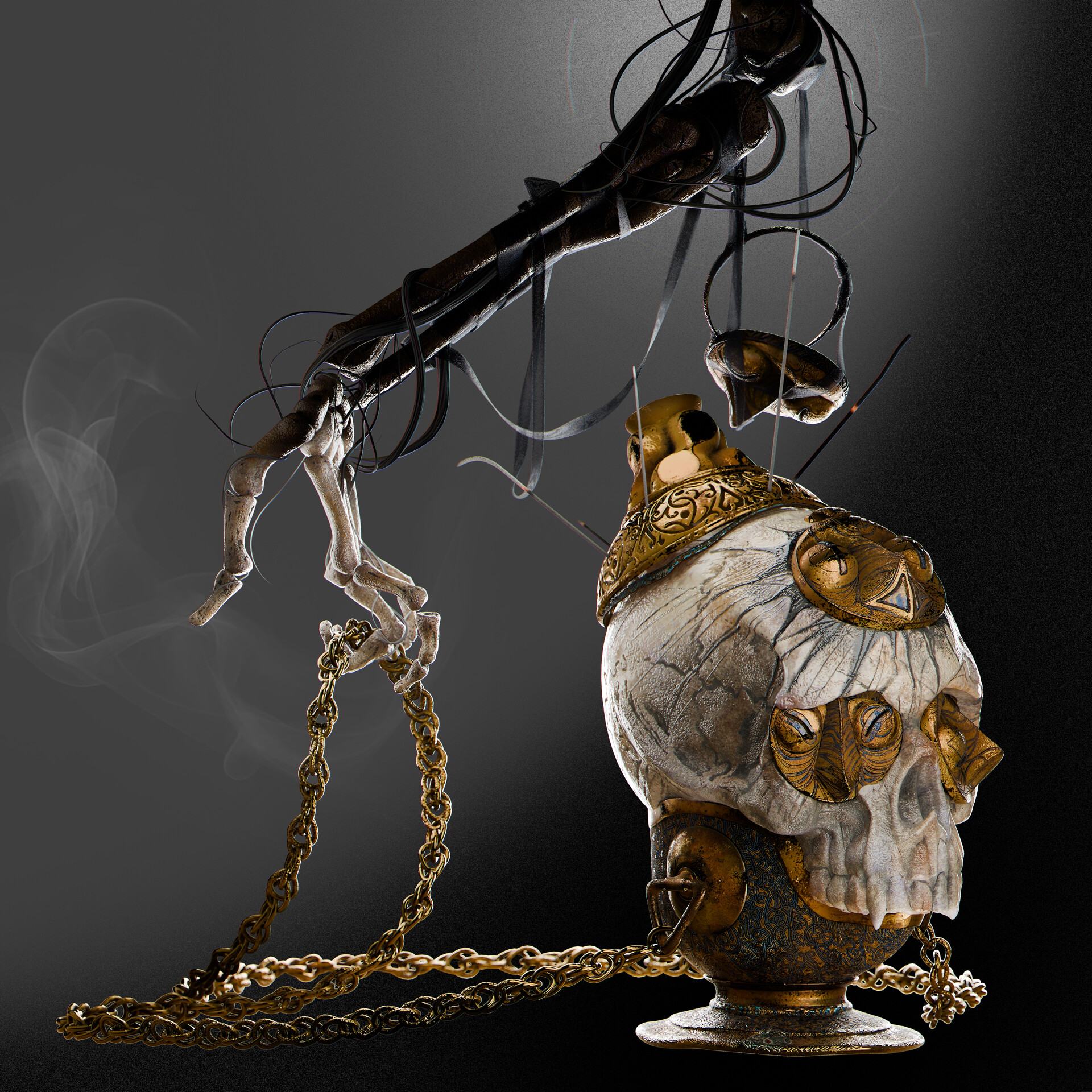 ArtStation - The Witch -- Props Display