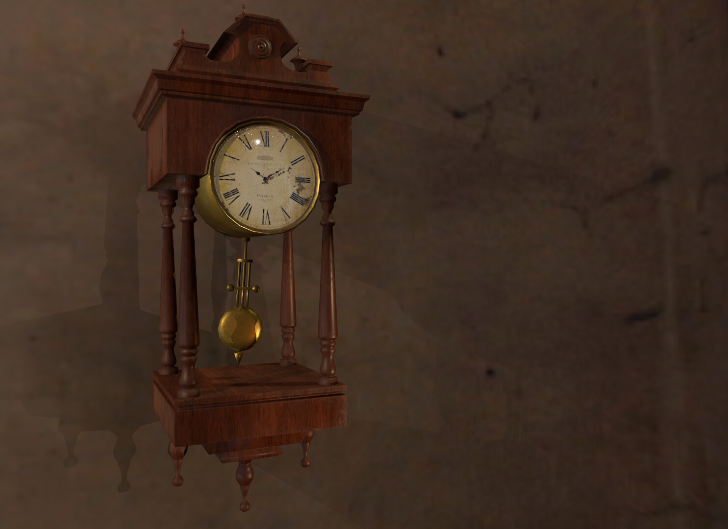 ArtStation - Antique clock