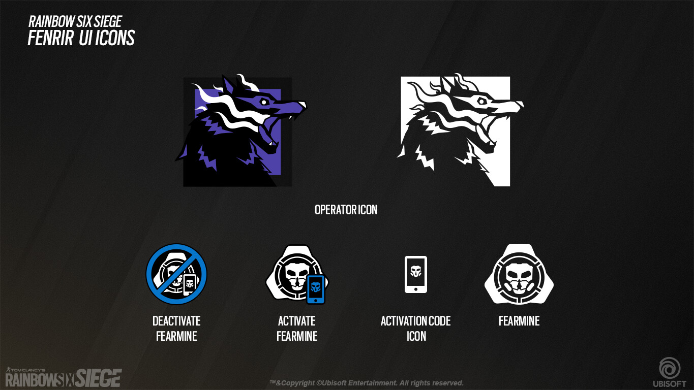 ArtStation - Rainbow Six Siege - Operator UI icons