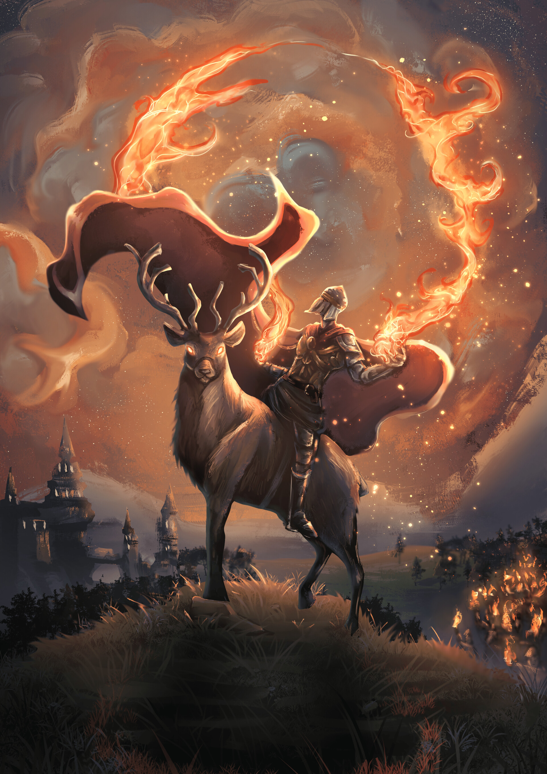 ArtStation - Depart With The Sun | Fantasy Art