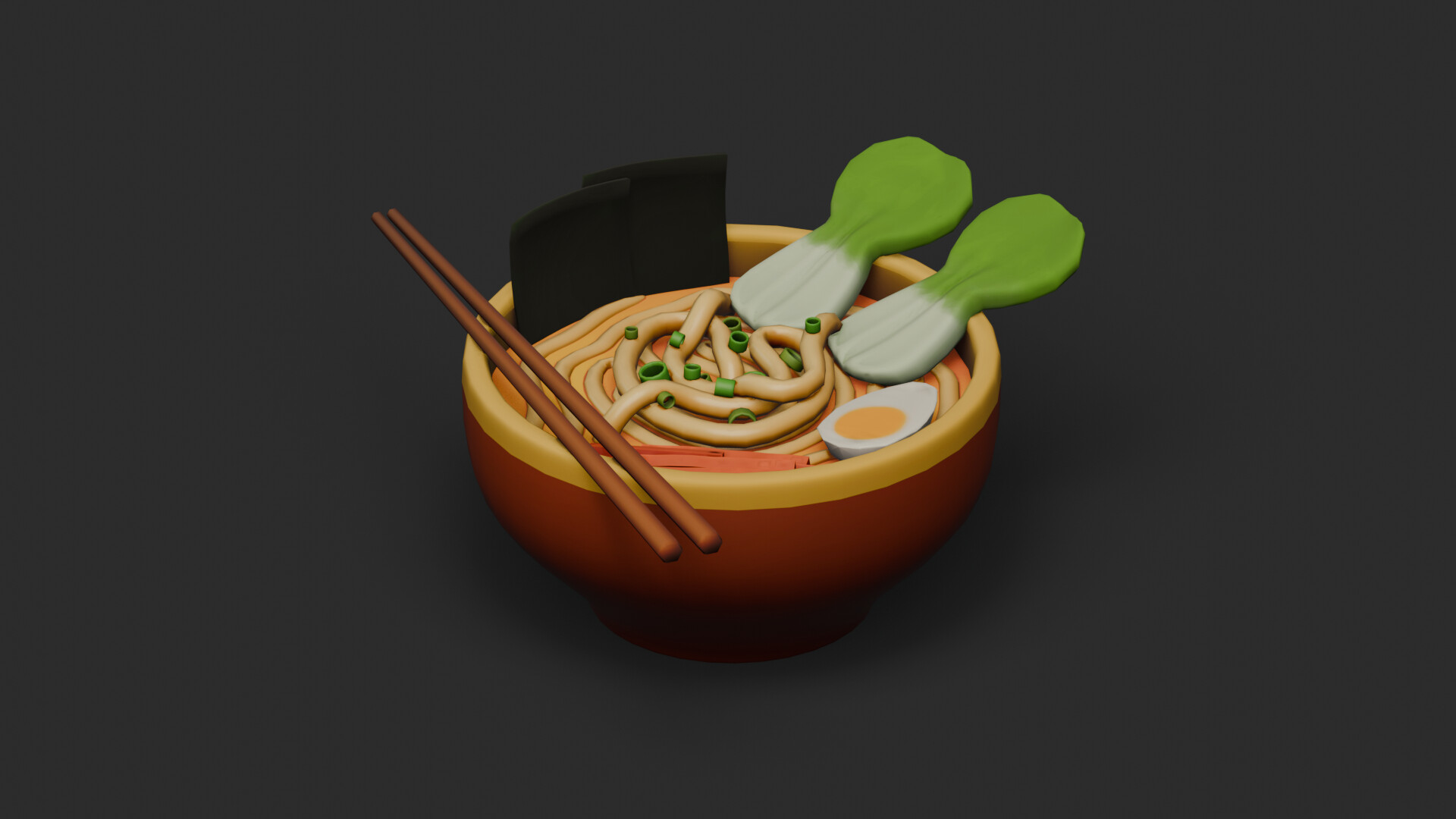 ArtStation - Stylized Ramen - Practicing Substance Painter