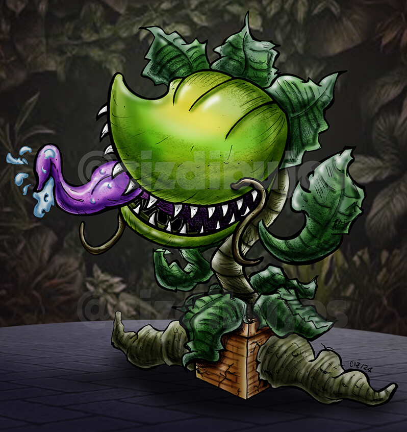 ArtStation - Carnivorous Plant Cartoon