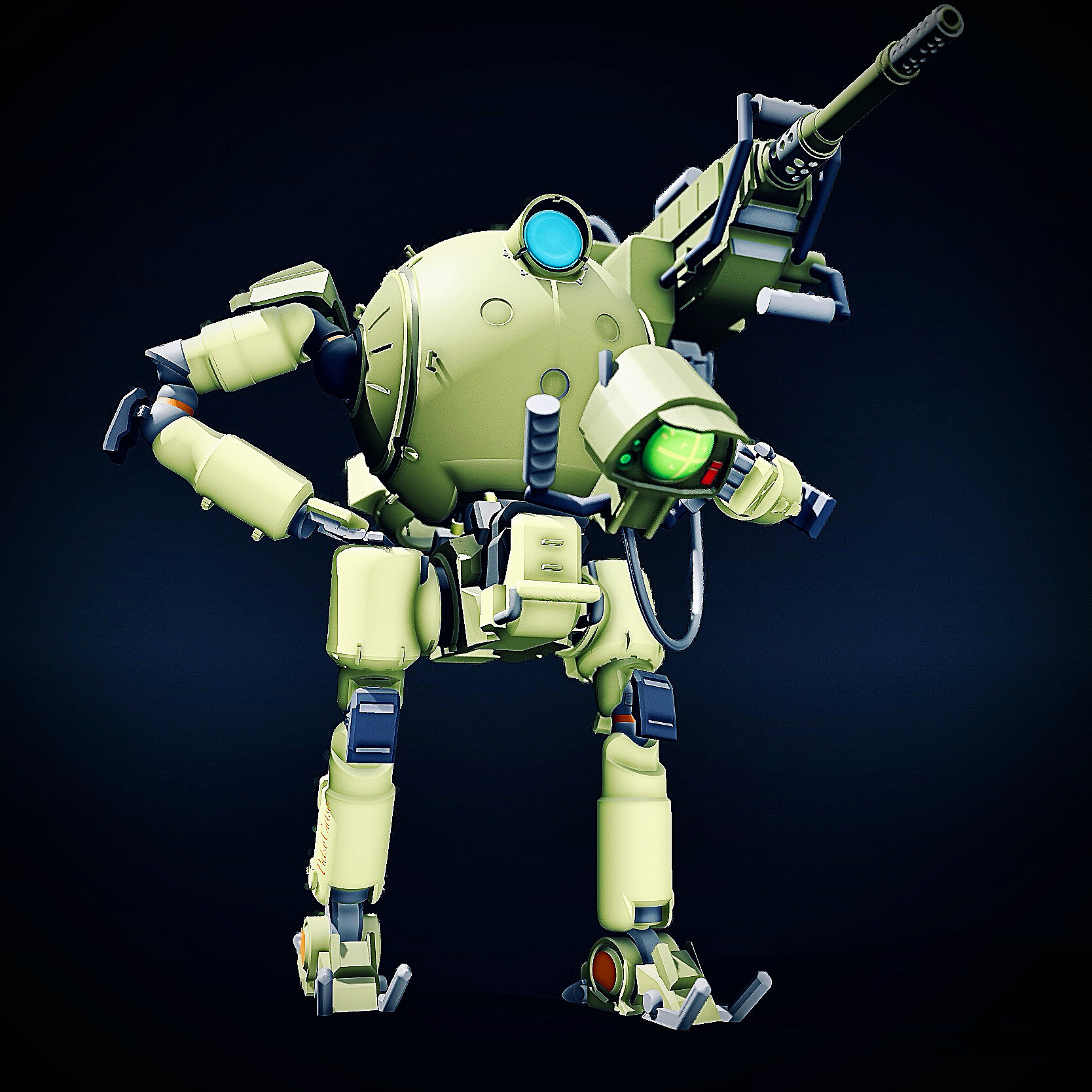 ArtStation - The Black Rattler and Block Hammer Mechs :: original ...