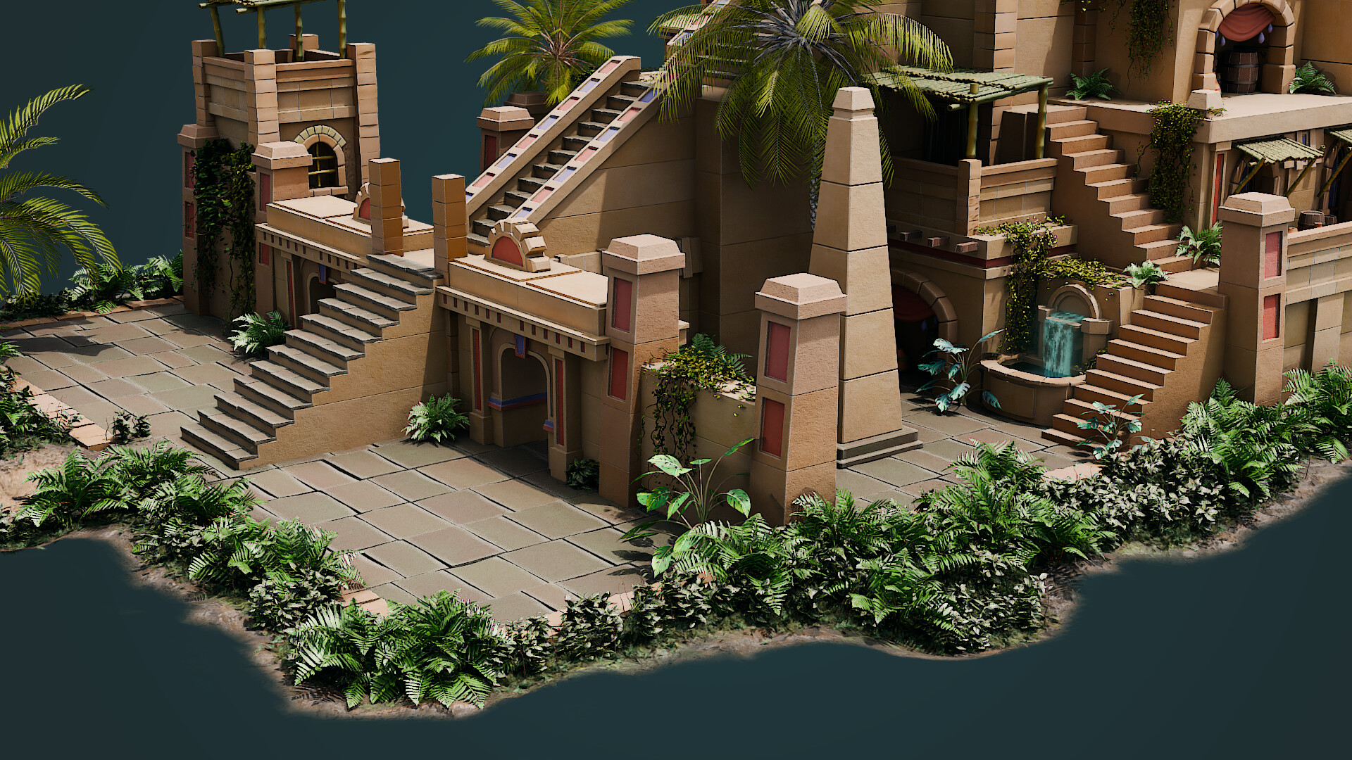 3D Tudor - Ultimate Geometry Node Environment Design Pack