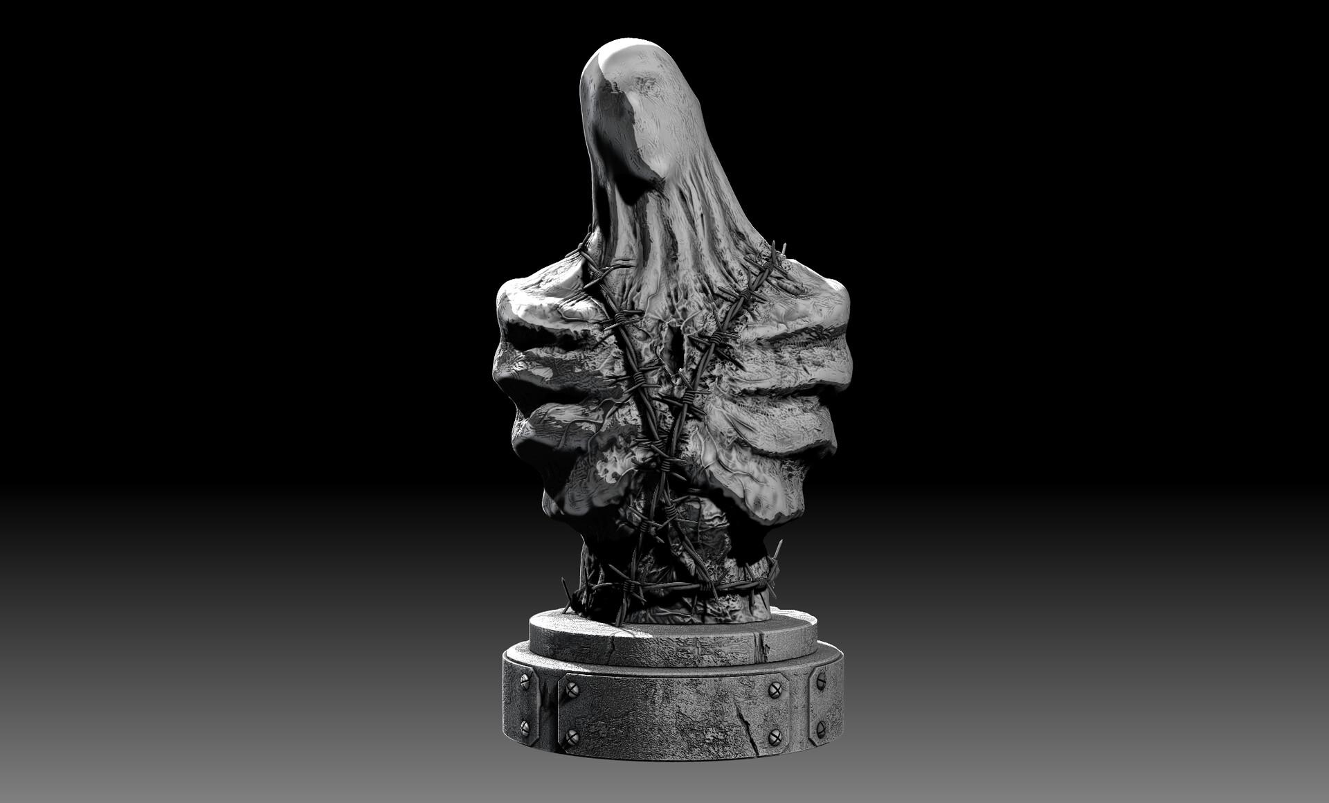 ArtStation - Armless Man Bust – Silent Hill 2