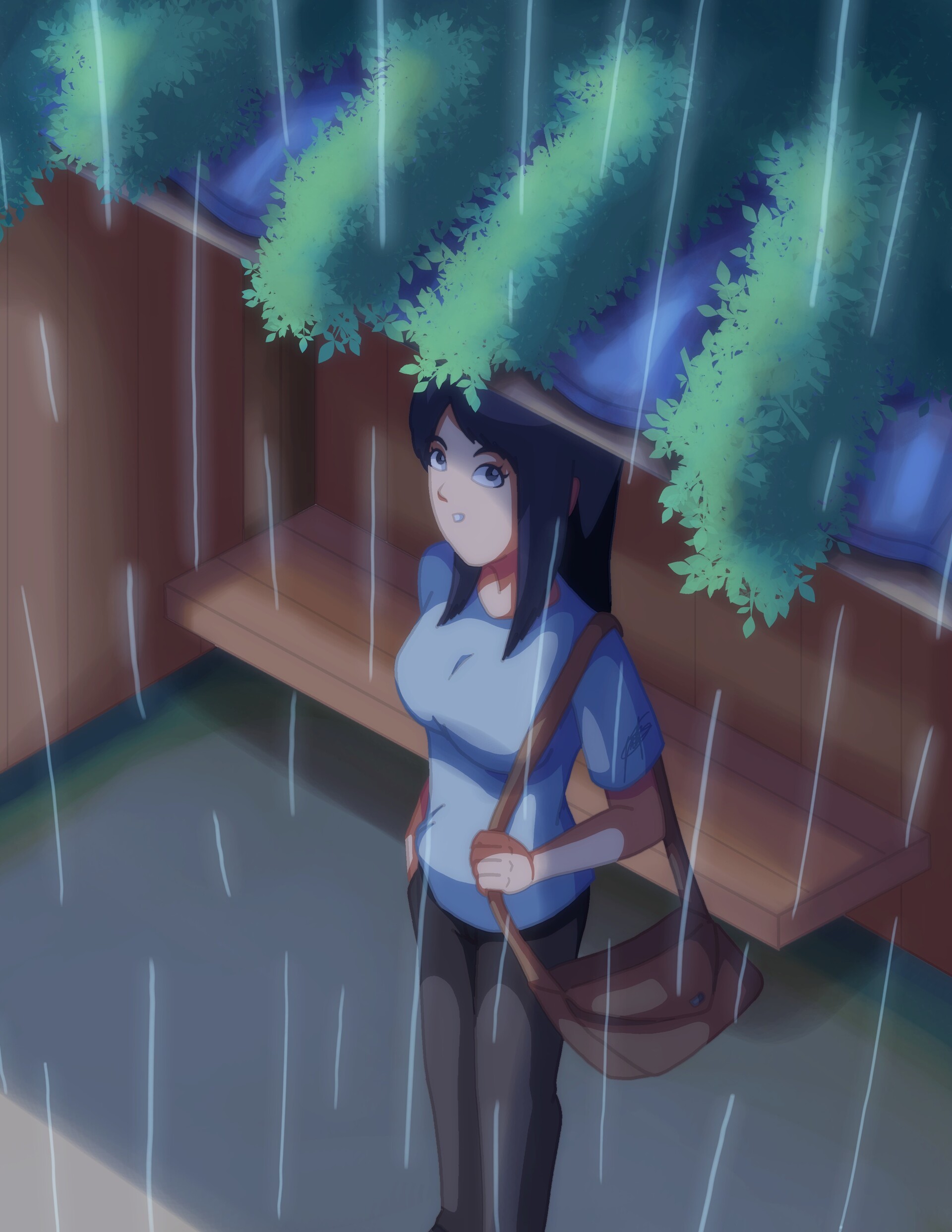 ArtStation - Wait for a Ride