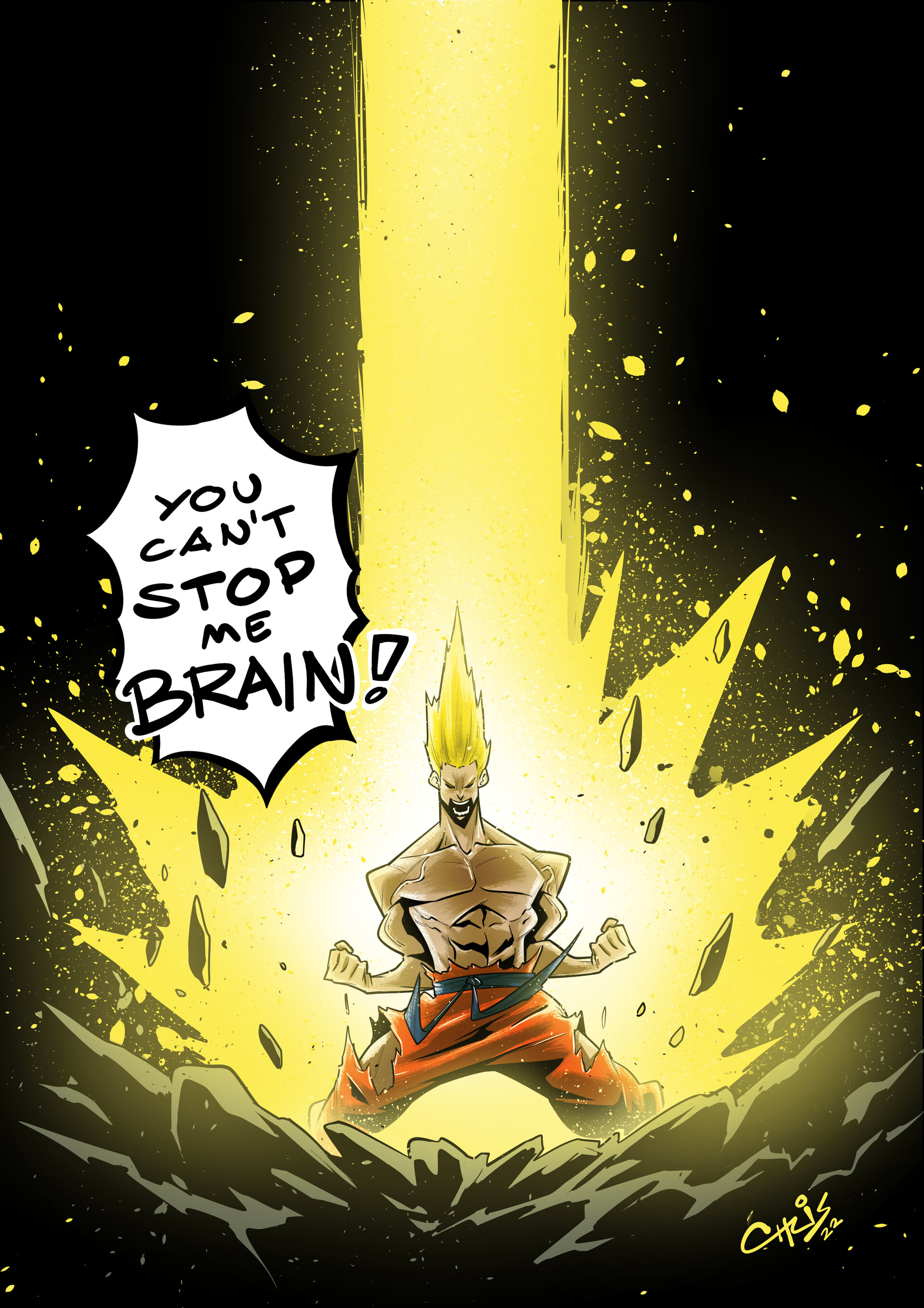ArtStation - SUPER SAIYAN BRAIN