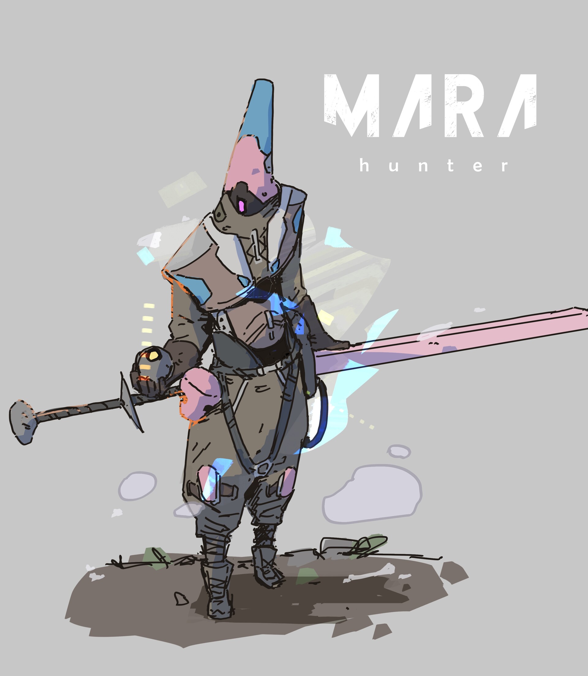 ArtStation - Mara comic - character design. Hunter