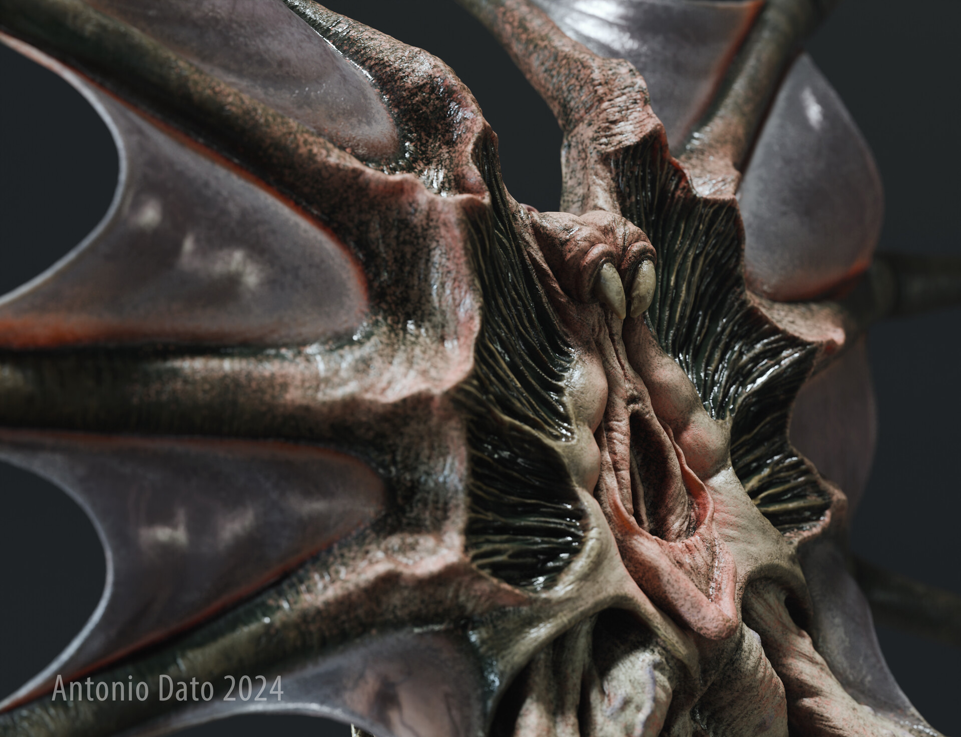 queen facehugger alien