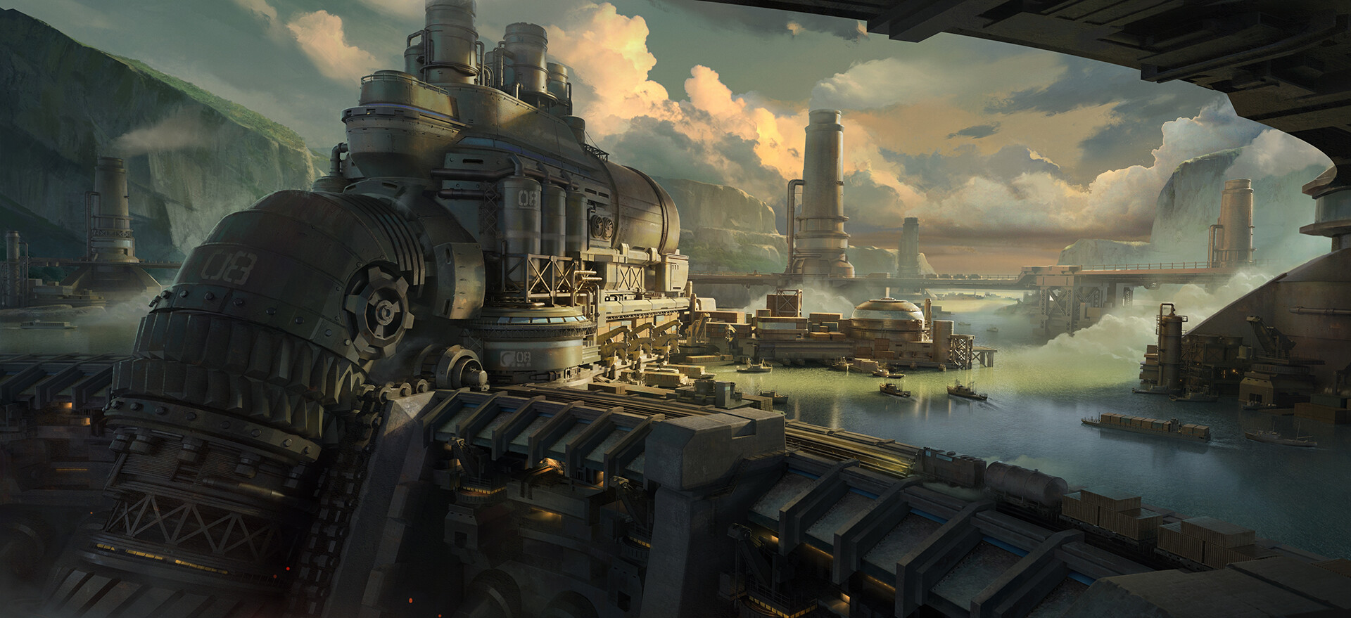 ArtStation - Industrial Hub