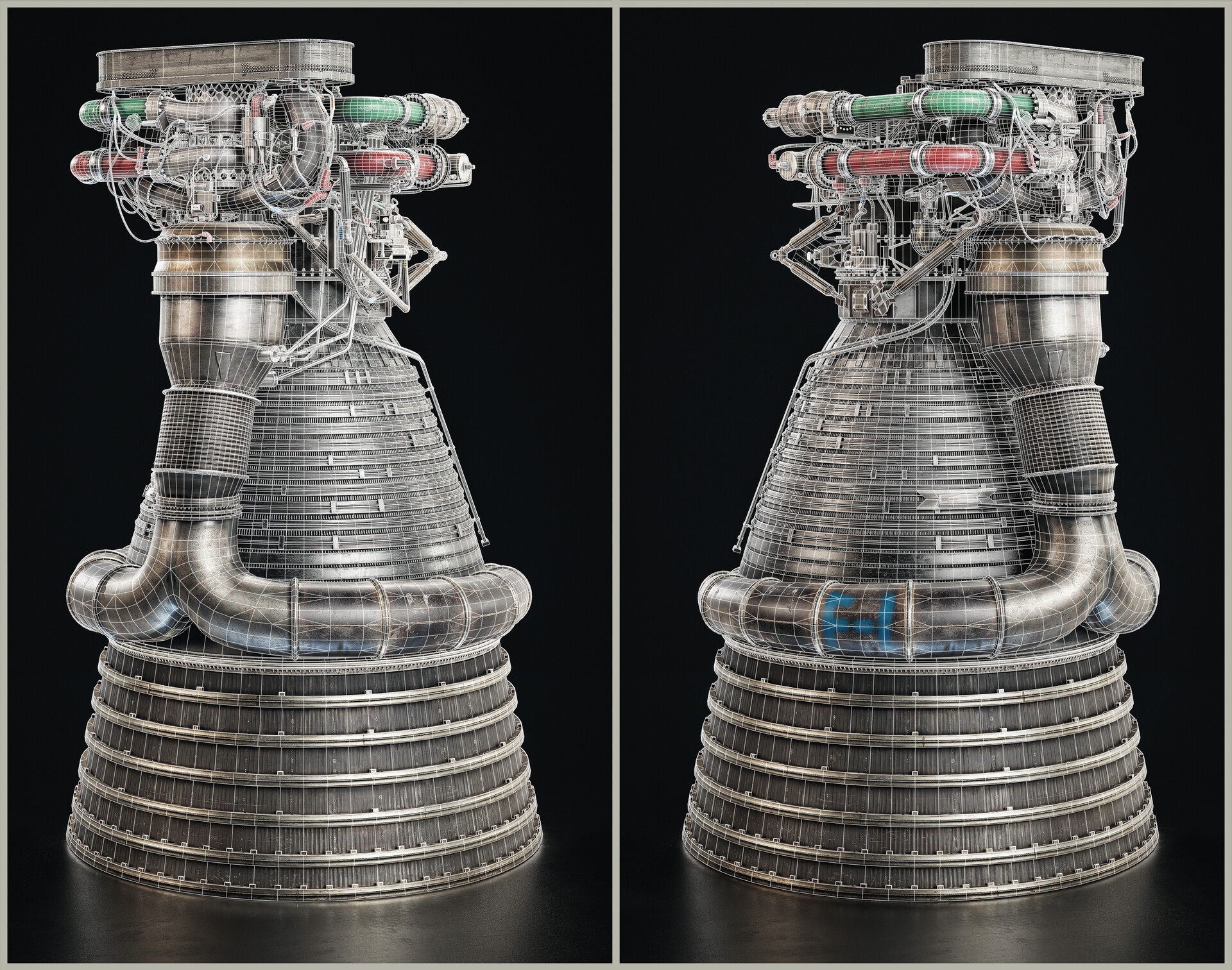 Martin Martschenko - Rocketdyne F-1 (Saturn V Engine) │ 3D Hero Prop