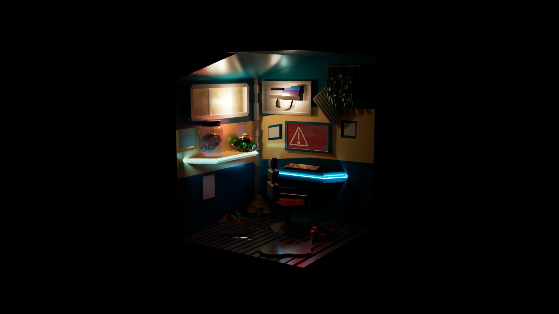 ArtStation - escape pod corner