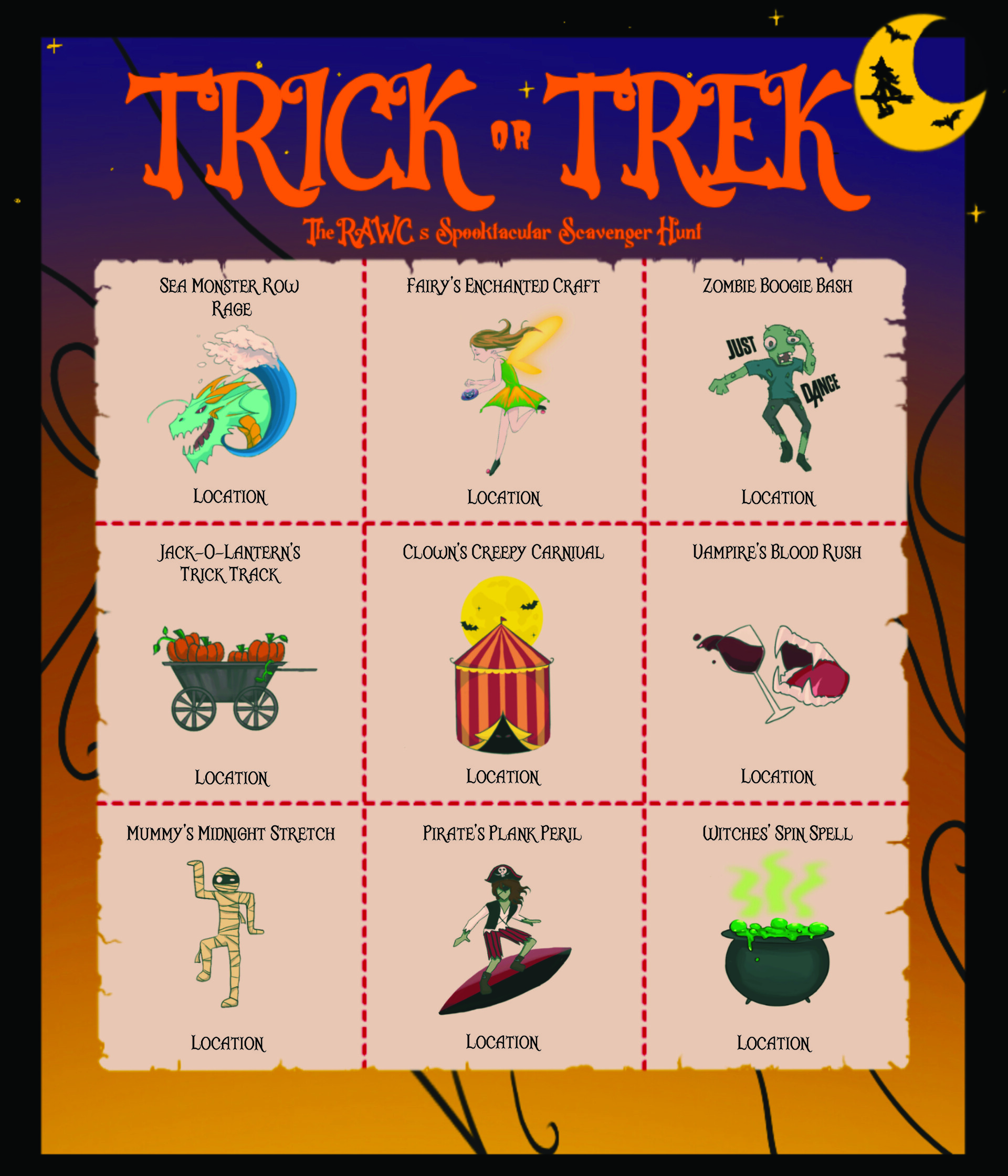 ArtStation - Bingo Card Halloween