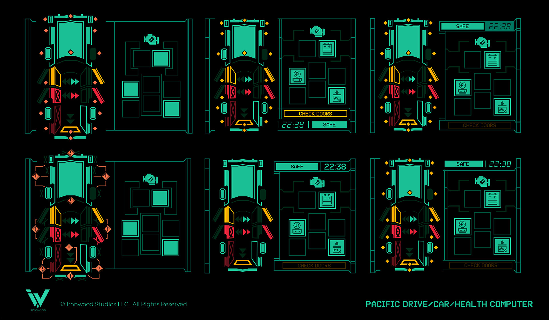 ArtStation - Pacific Drive - Car Screens