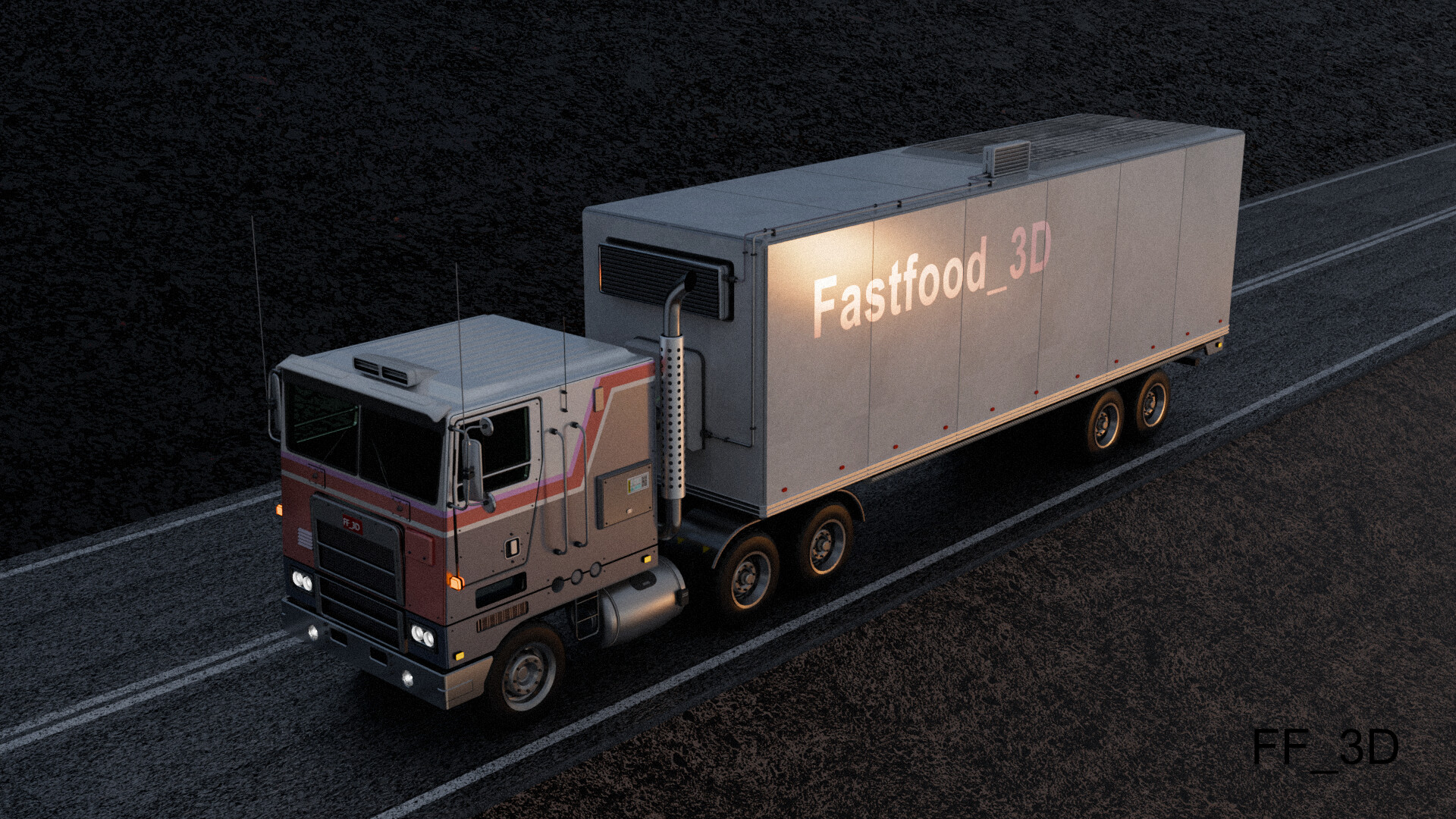 ArtStation - FF_3D - Fastfood_3D Delivery Service