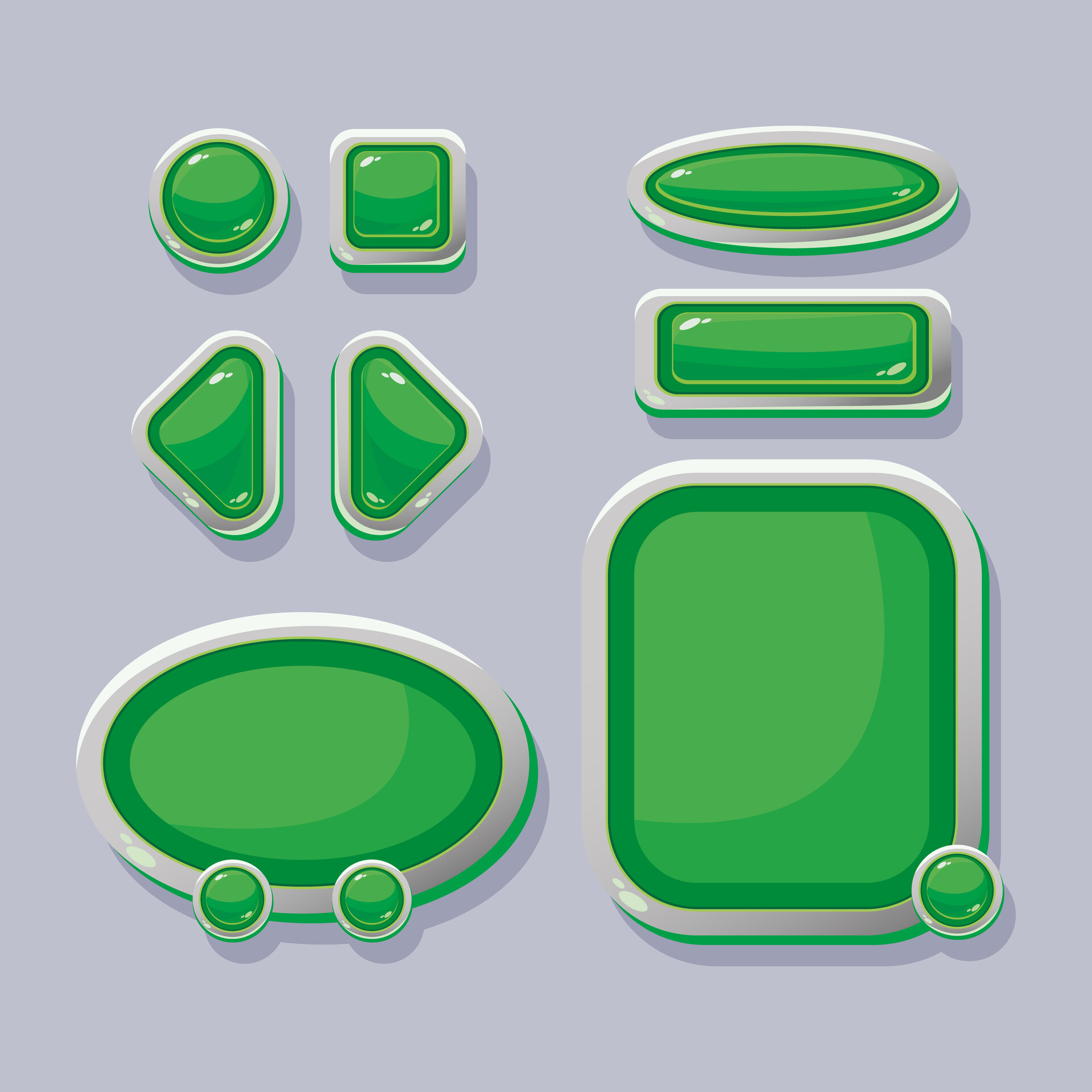 ArtStation - Game UI buttons