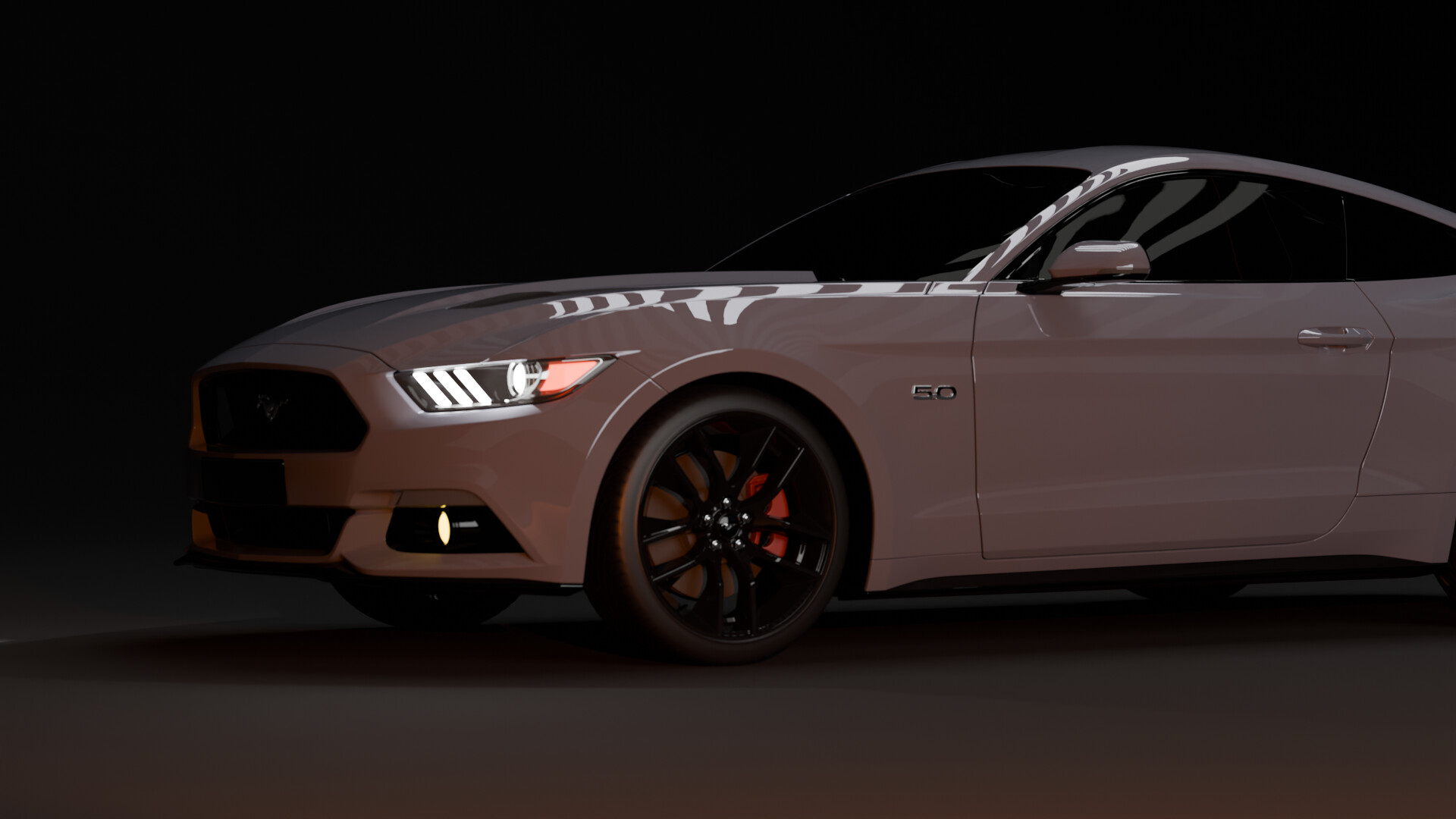 ArtStation - Mustang GT