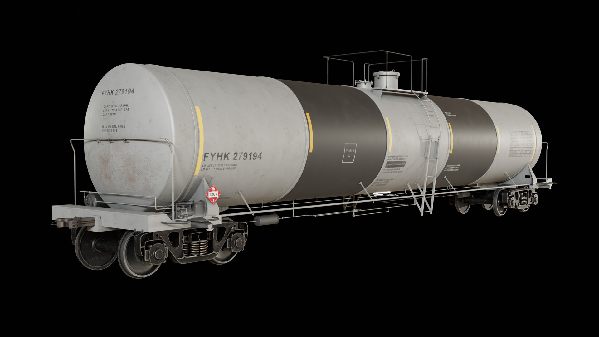ArtStation - Tank Car Wagon