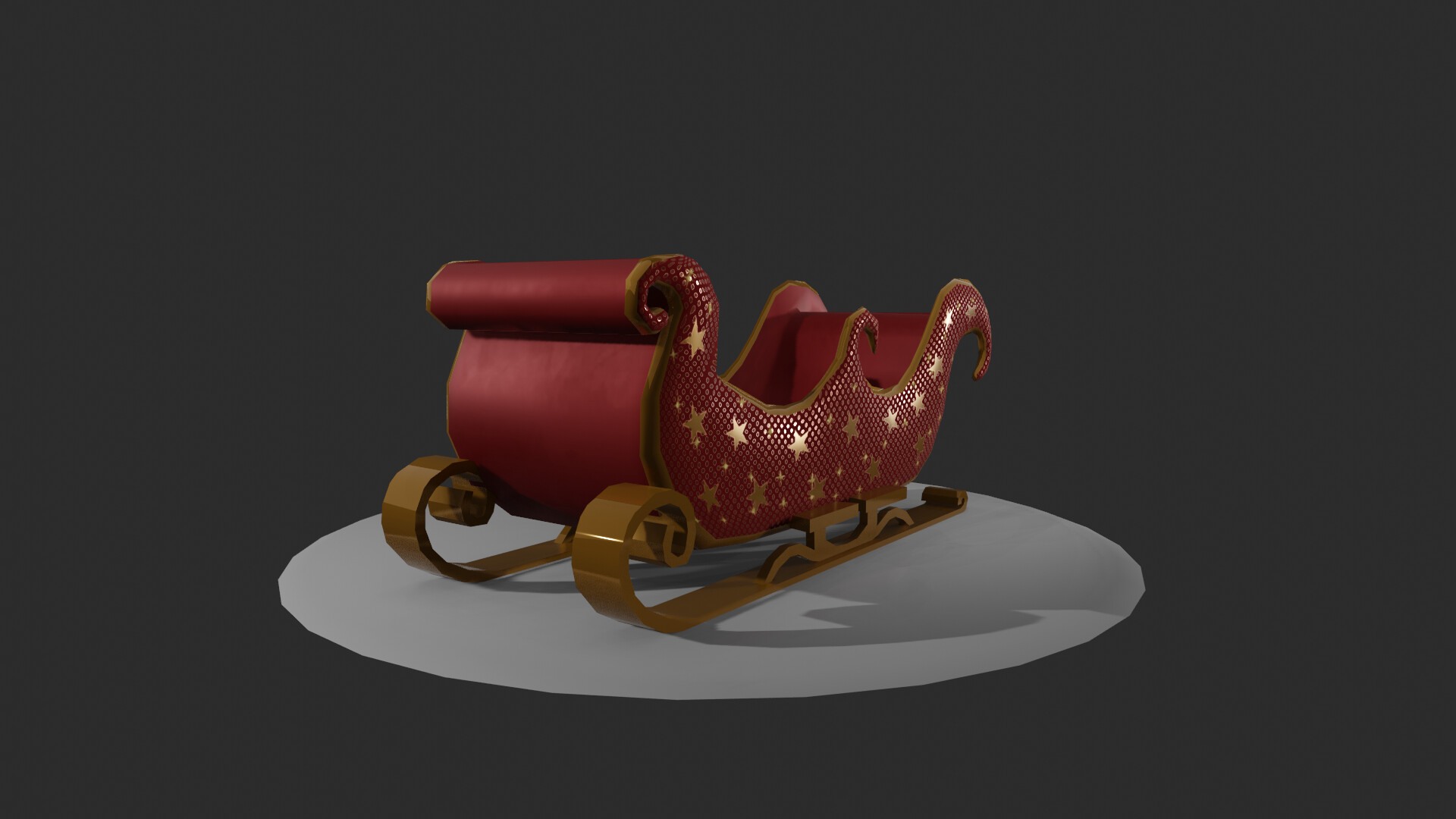 ArtStation - READY TO USE CHRISTMAS SLEIGH