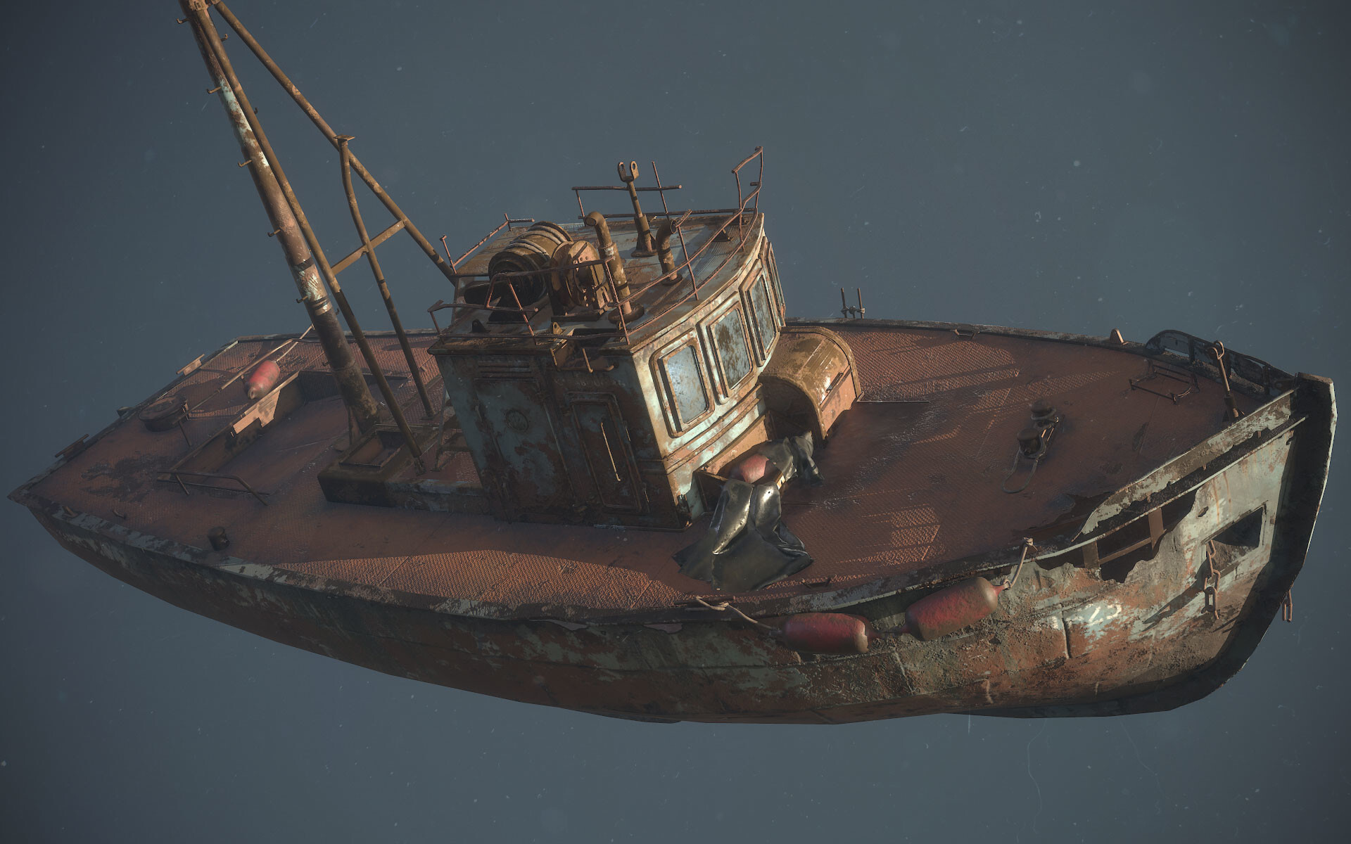 ArtStation - broken Ship