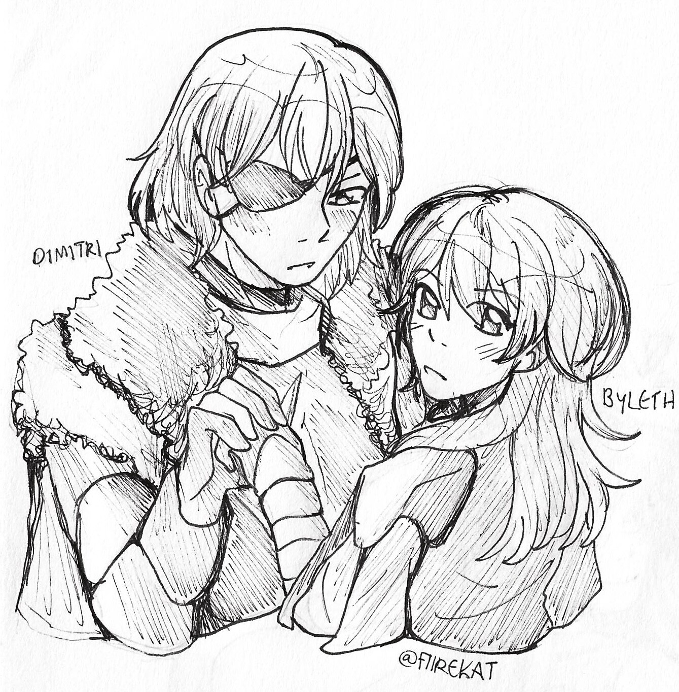 ArtStation - Dimitri and Byleth