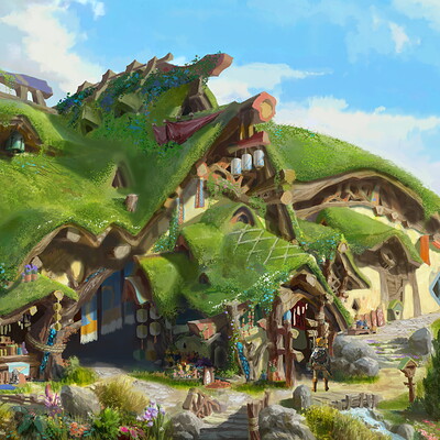 Pei-Gong场景概念&百昼艺术设计