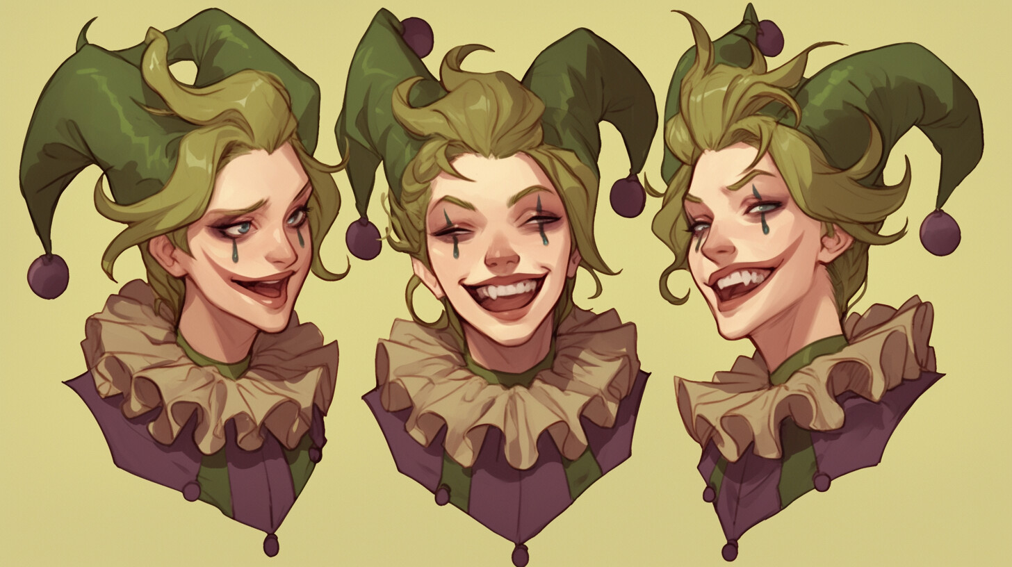 Concept Art - + 300 Royal Jester Sketch Reference(4k)