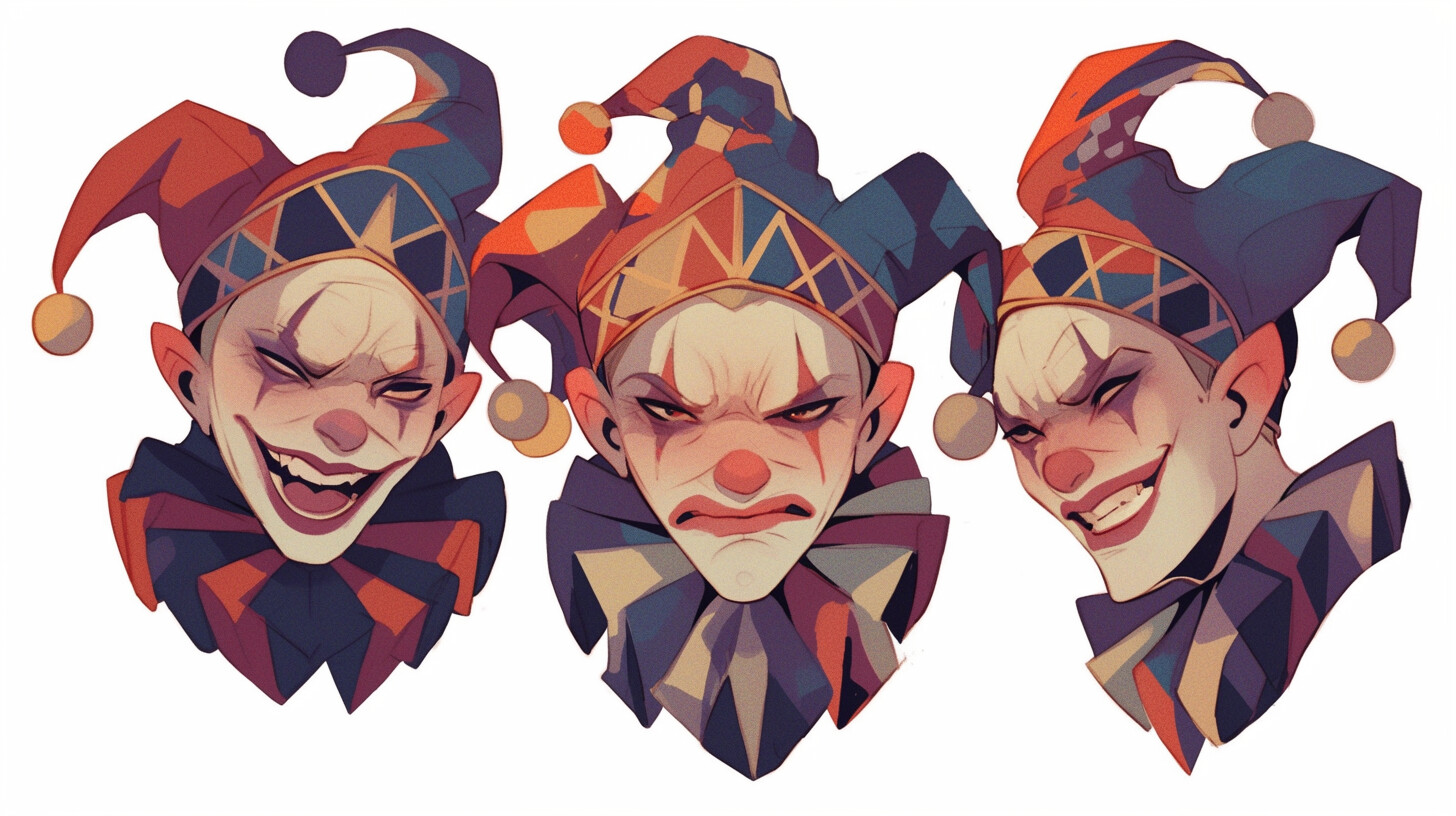 Concept Art - + 300 Royal Jester Sketch Reference(4k)