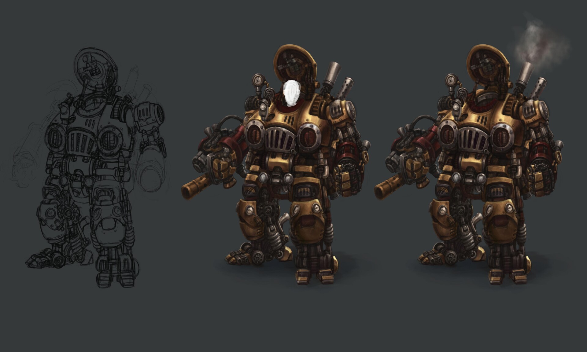 ArtStation - Spacesuit Steampunk