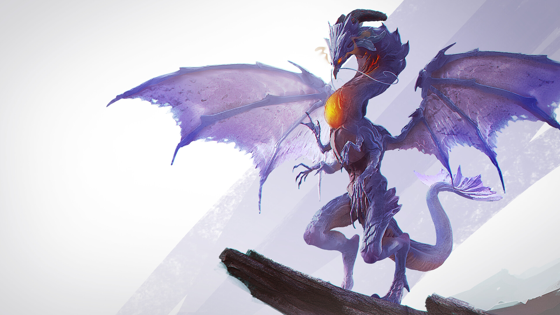 ArtStation - Dragón Morado