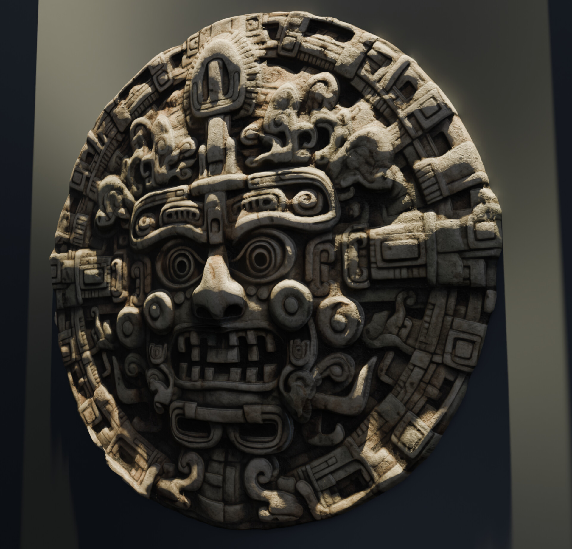 ArtStation - Maya wall decoration - 3D